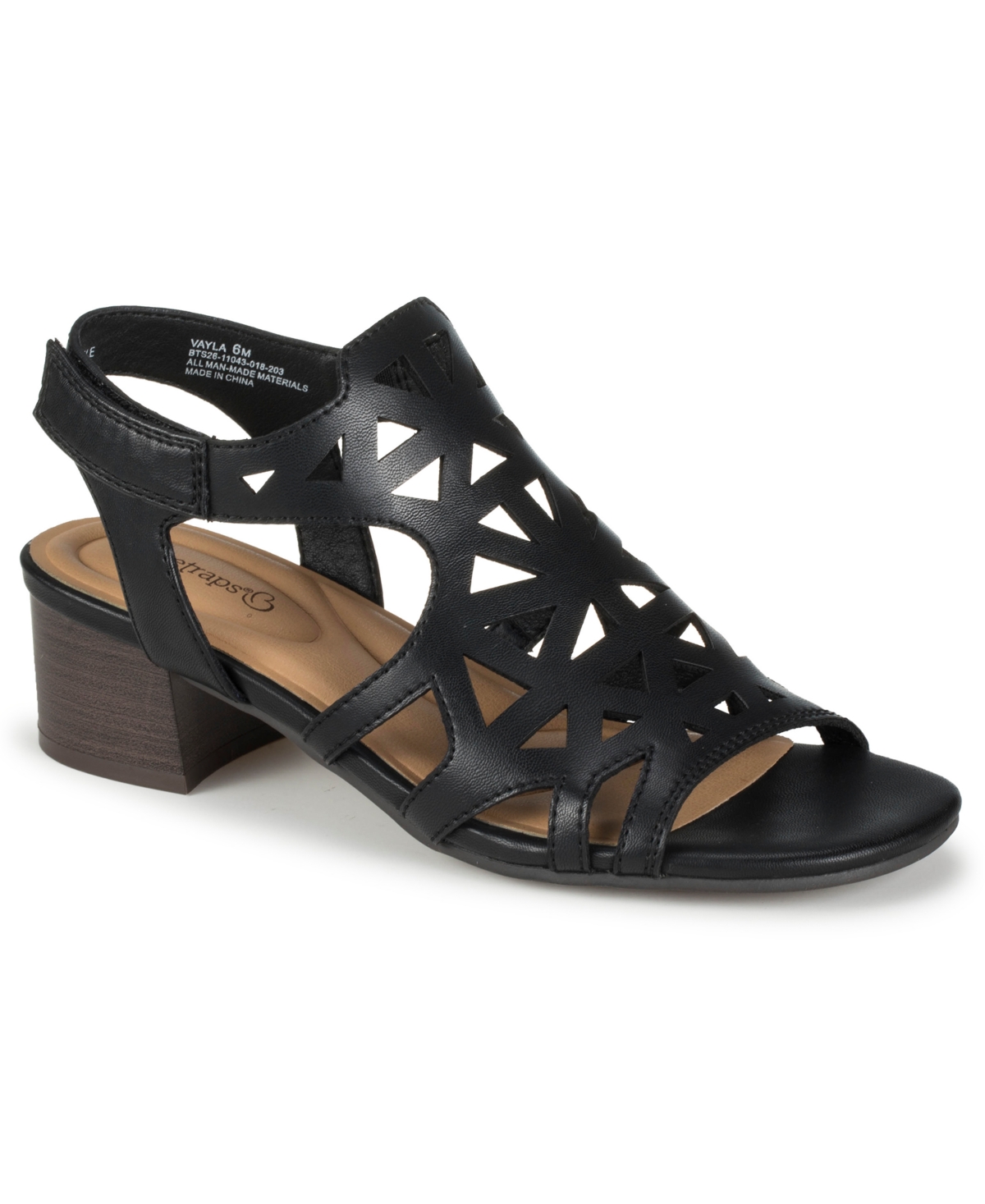Click here for Baretraps Womens Vayla Round Toe Sandals - Black prices
