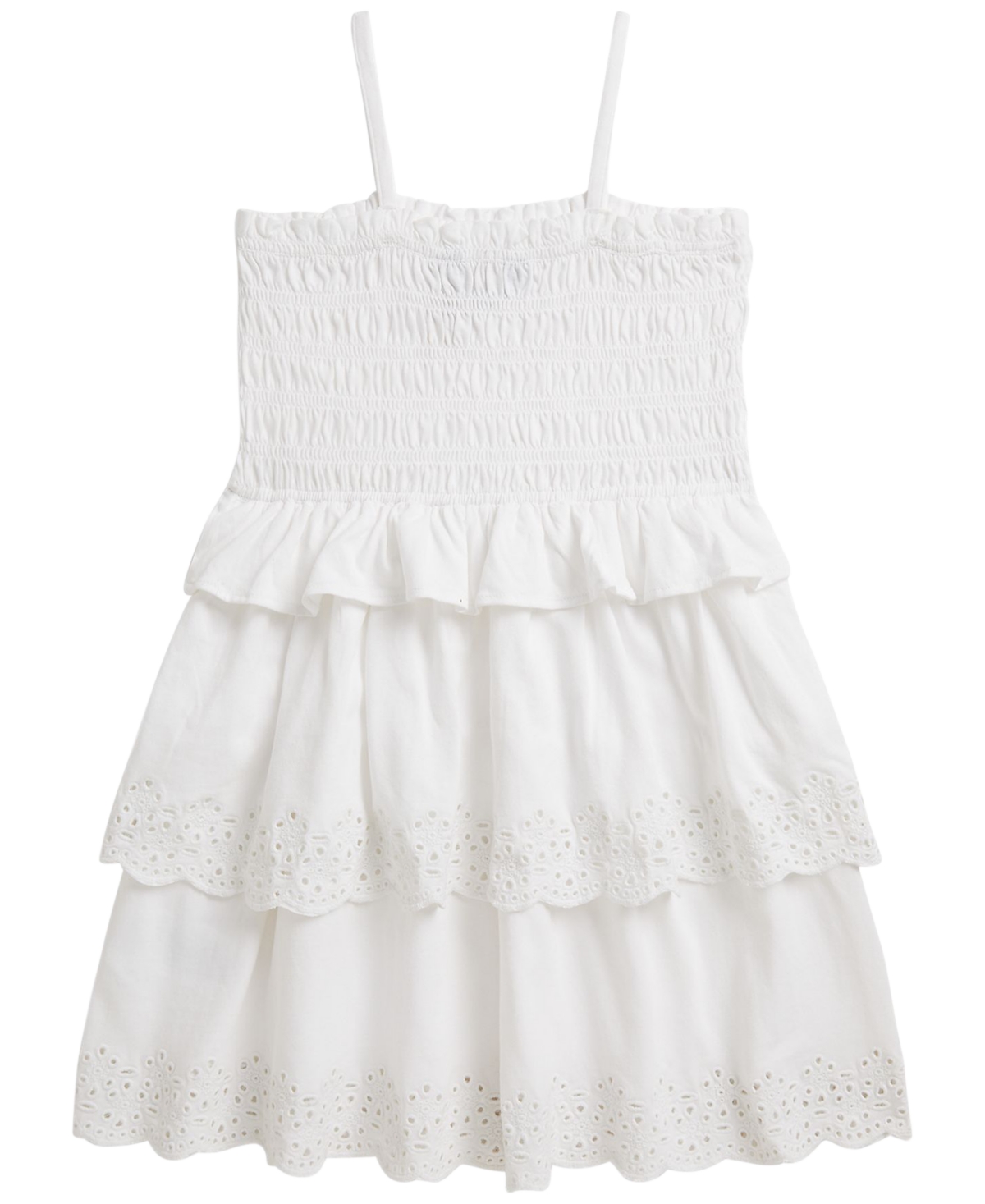 Click here for Polo Ralph Lauren Girls 2T-6X Smocked Cotton Jerse... prices