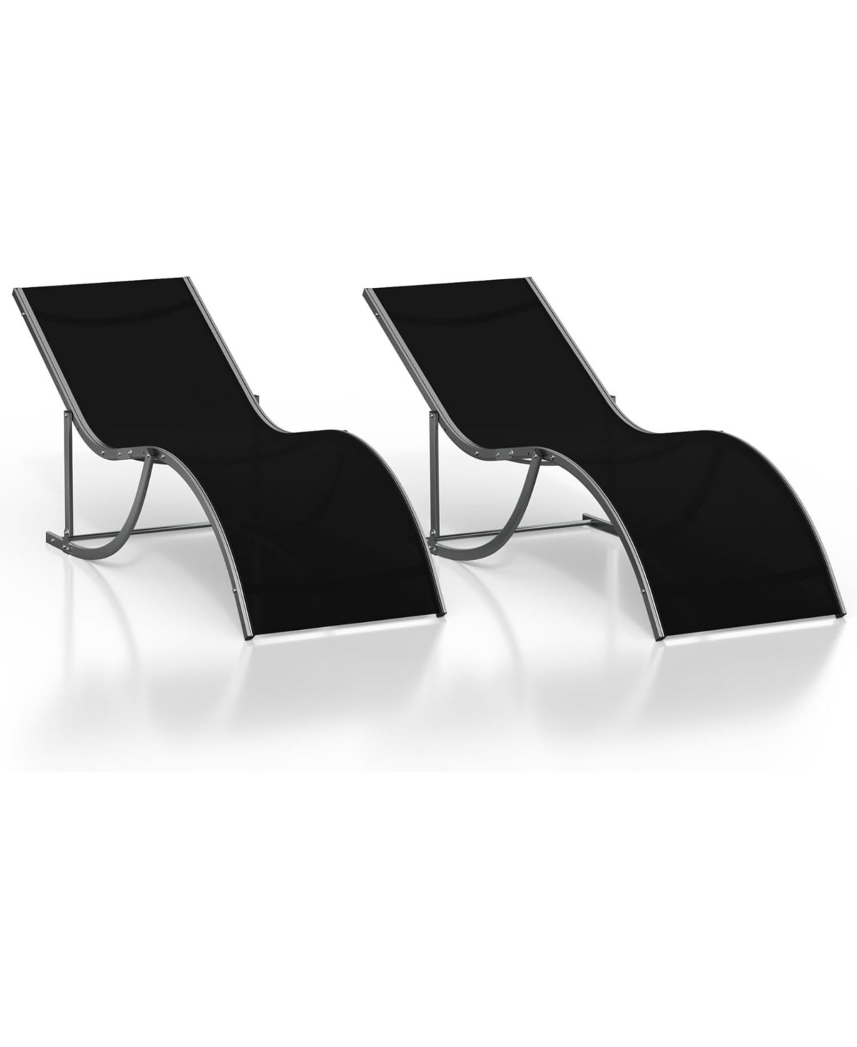 Click here for Gaomon Patio Chaise Lounge Outdoor Set of 2 with S... prices