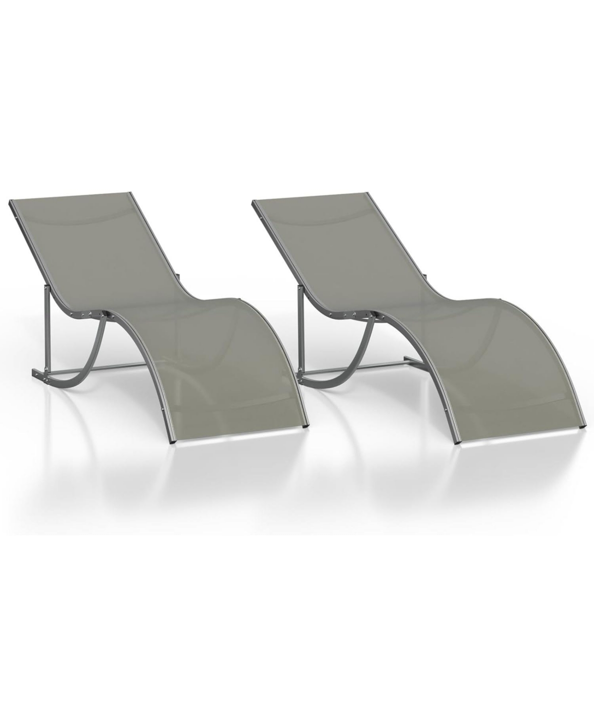 Click here for Gaomon Patio Chaise Lounge Outdoor Set of 2 with S... prices