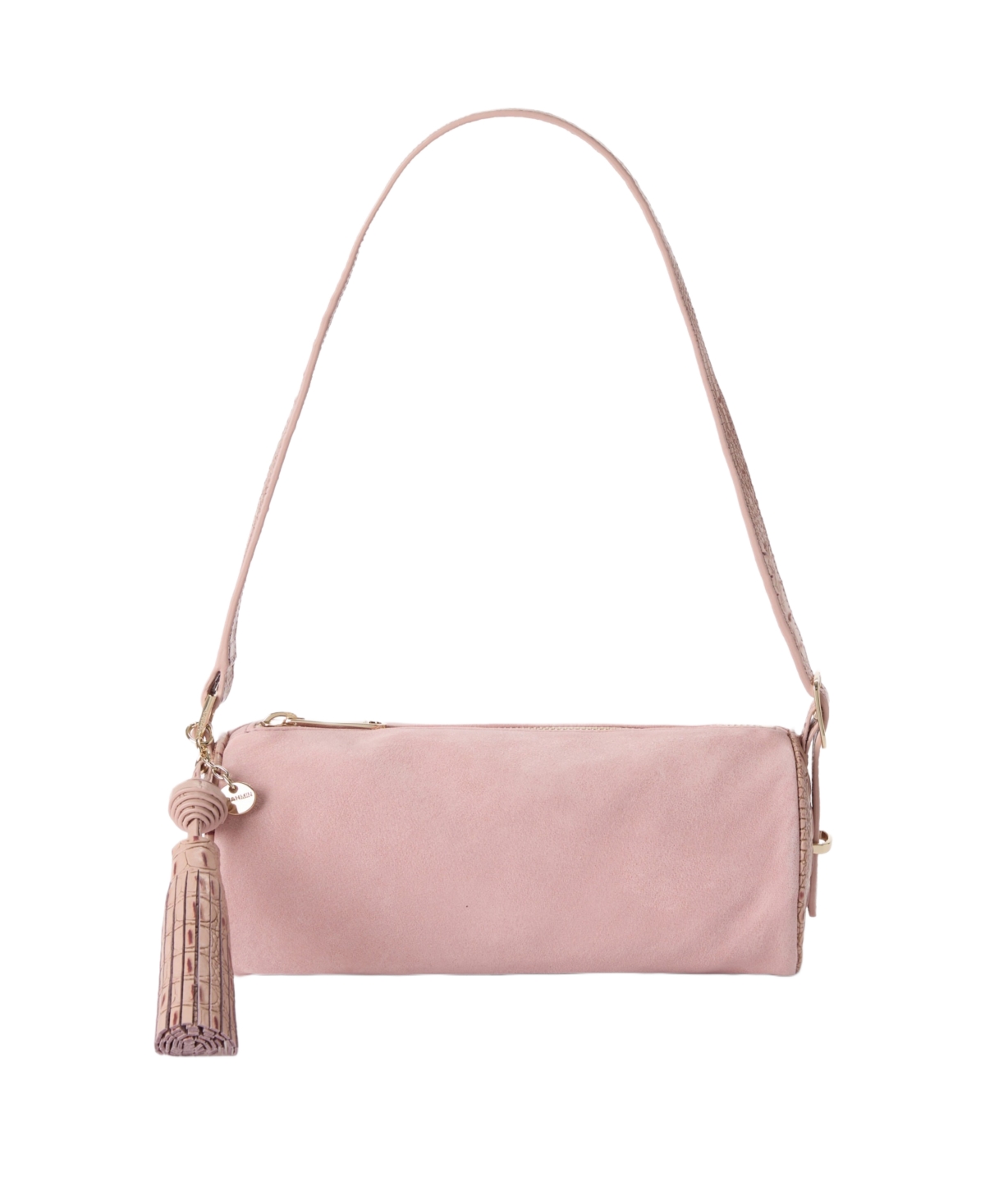 Click here for Brahmin Billie Barrel Small Shoulder Bag - Blush prices