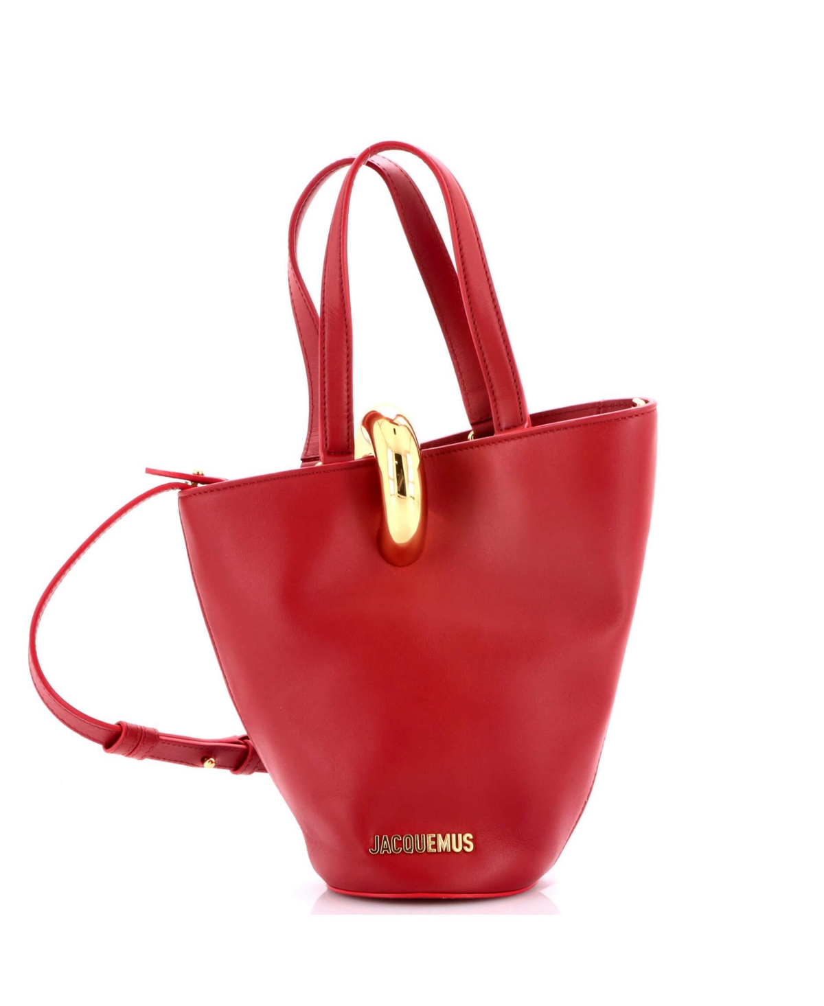 Click here for Pre-Owned Jacquemus Le Petit Bambola Leather - Red prices