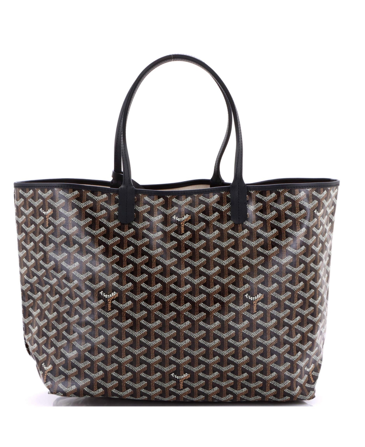 Click here for Pre-Owned Goyard Pm Saint Louis Tote Coated Canvas... prices