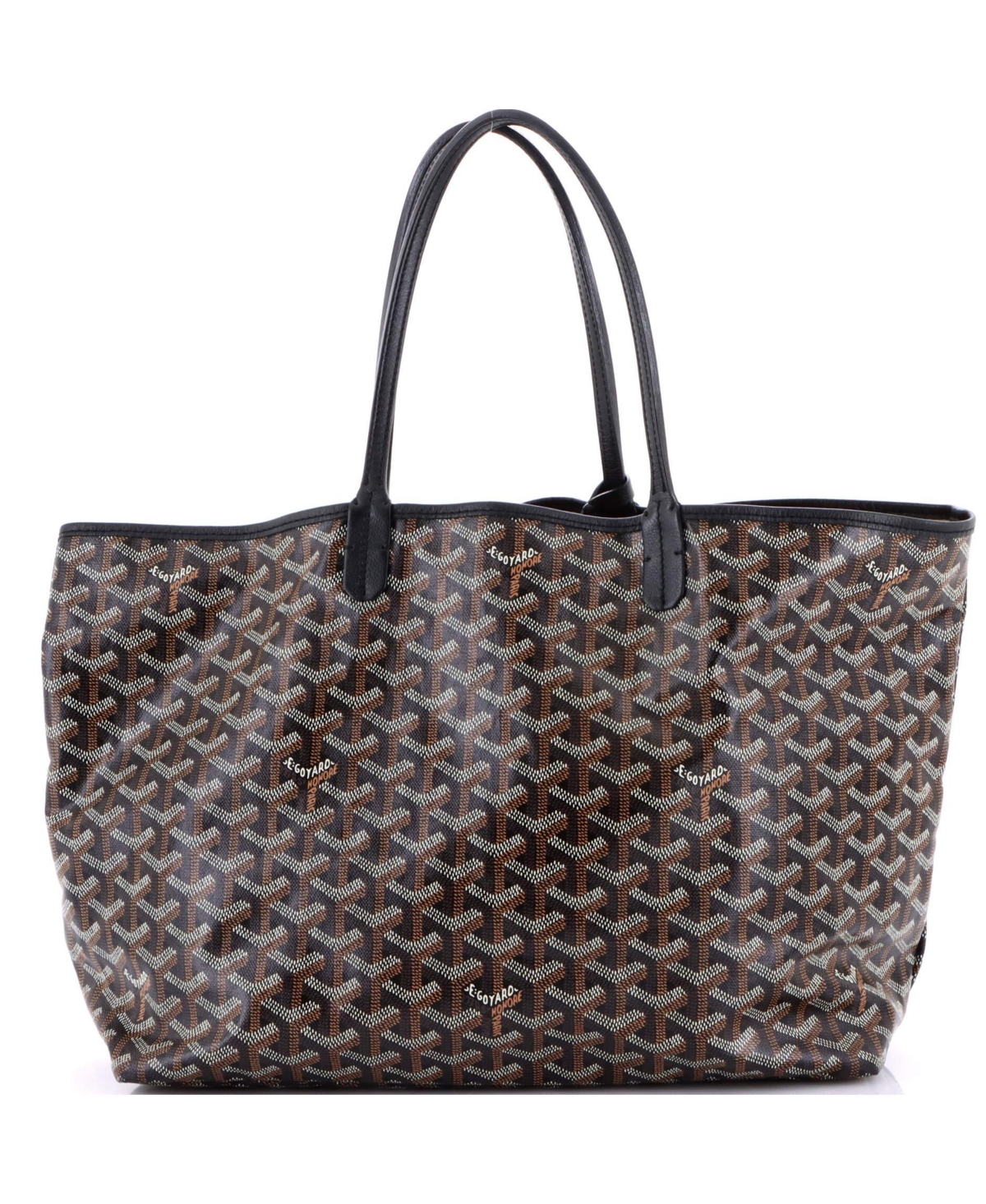 Click here for Pre-Owned Goyard Pm Saint Louis Tote Coated Canvas... prices