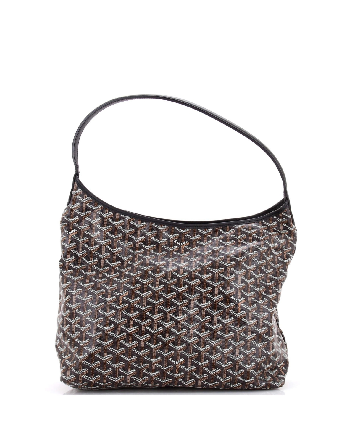 Click here for Pre-Owned Goyard Boheme Hobo Coated Canvas - Black prices