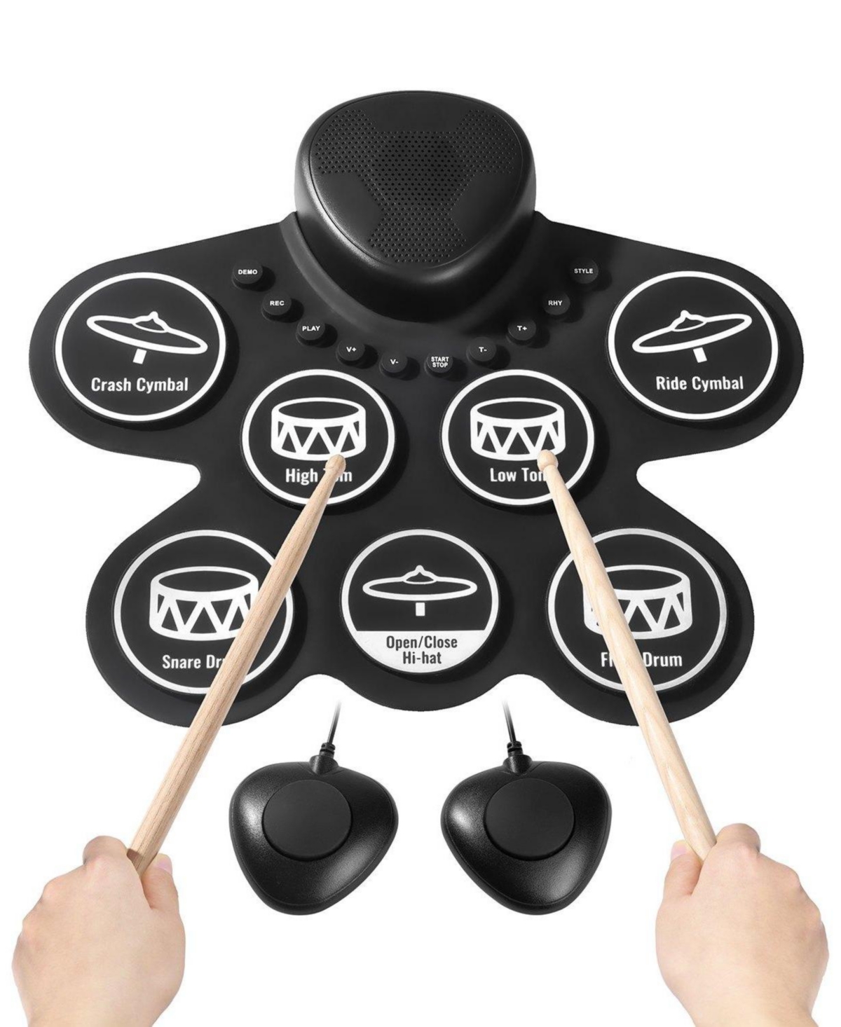 Click here for Mecale Roll-Up Electric Drum Set with 7 Pads  Elec... prices