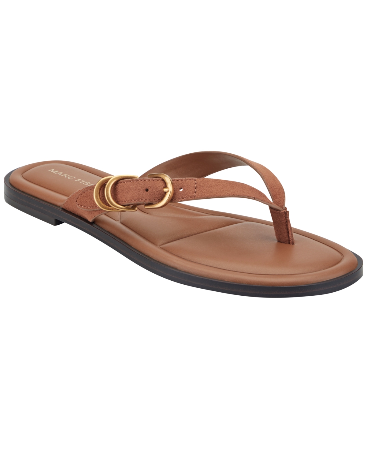 Click here for Marc Fisher Womens Retry Buckle Strap Flat Slip-On... prices