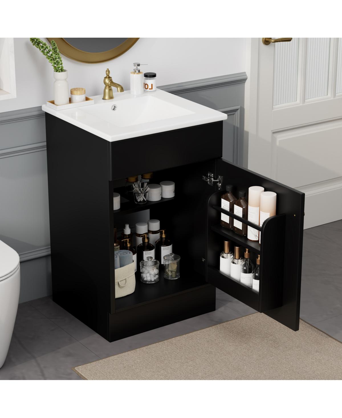 Click here for Sillysis Bathroom Vanity with Sink  Painted Mdf Ca... prices