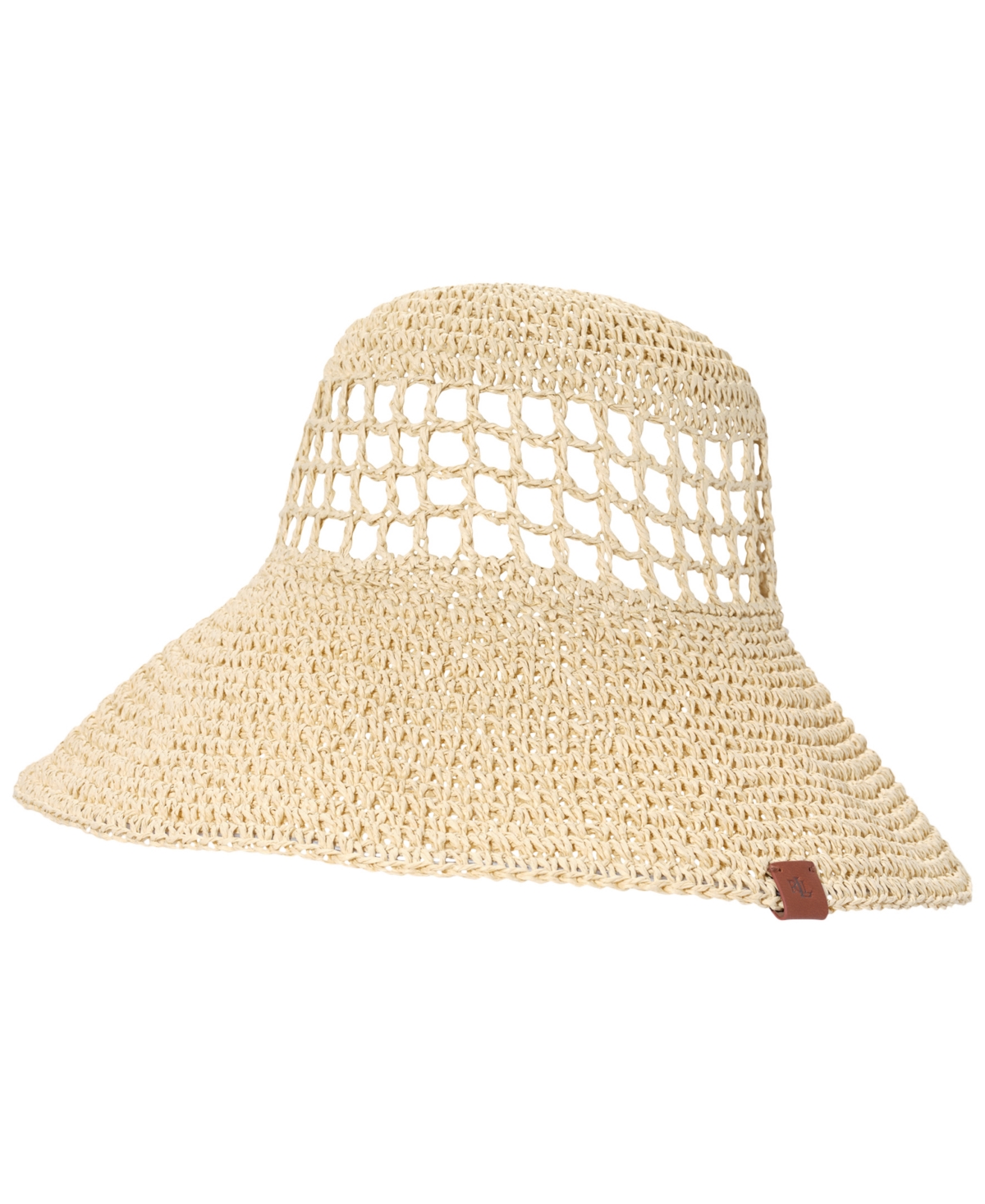 Click here for Lauren Ralph Lauren Crochet Open Crown Sun Hat - N... prices