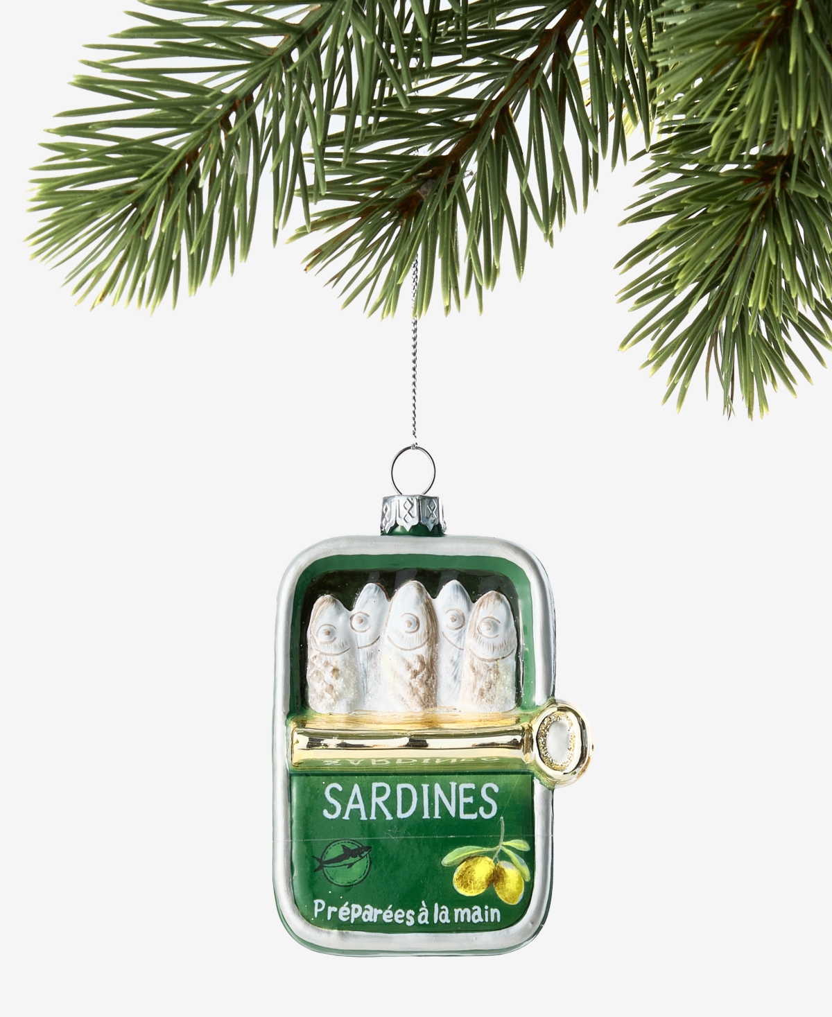 Click here for Holiday Lane Foodie & Spirits Sardines Ornament  M... prices
