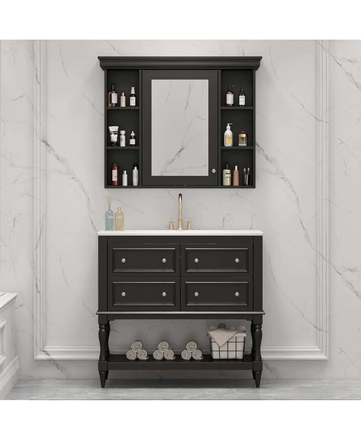 Click here for Sillysis 36 Luxury Bathroom Vanity Set with Mirror... prices