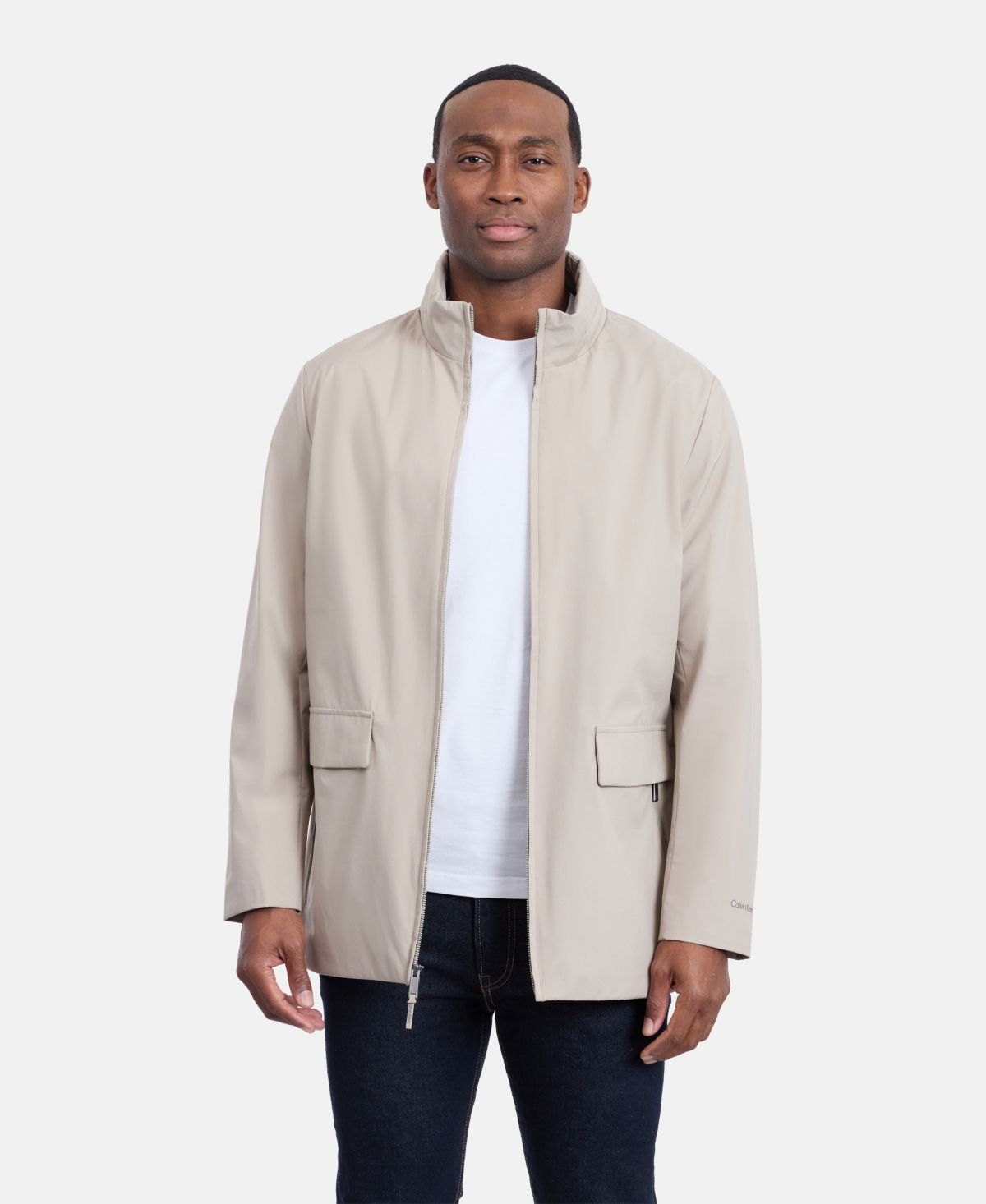 Click here for Calvin Klein Mens Utility Jacket - Vintage Khaki prices