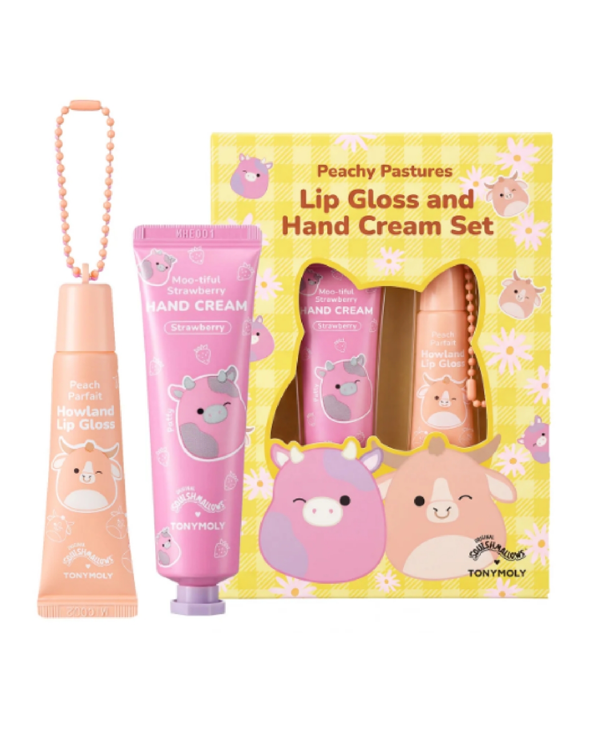 Click here for Tonymoly 2-Pc. Peachy Pastures Hand and Lip Set prices