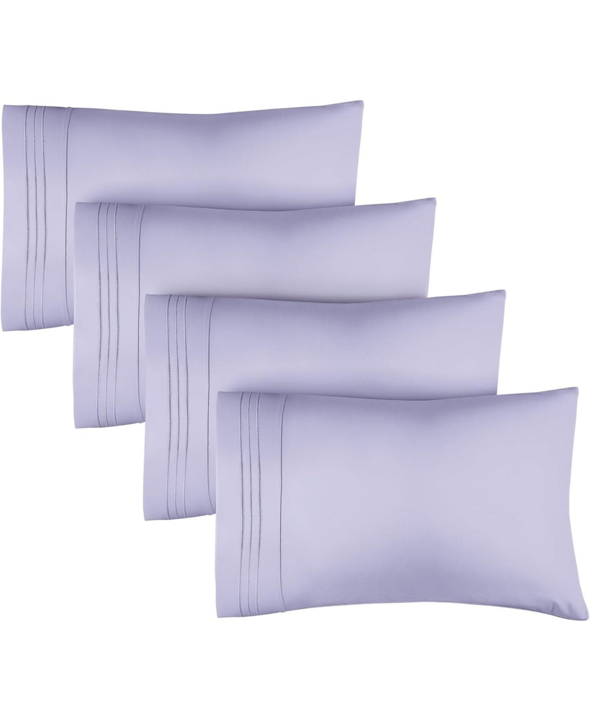 Click here for Pillowcase Set of 4 Soft Double Brushed Microfiber... prices