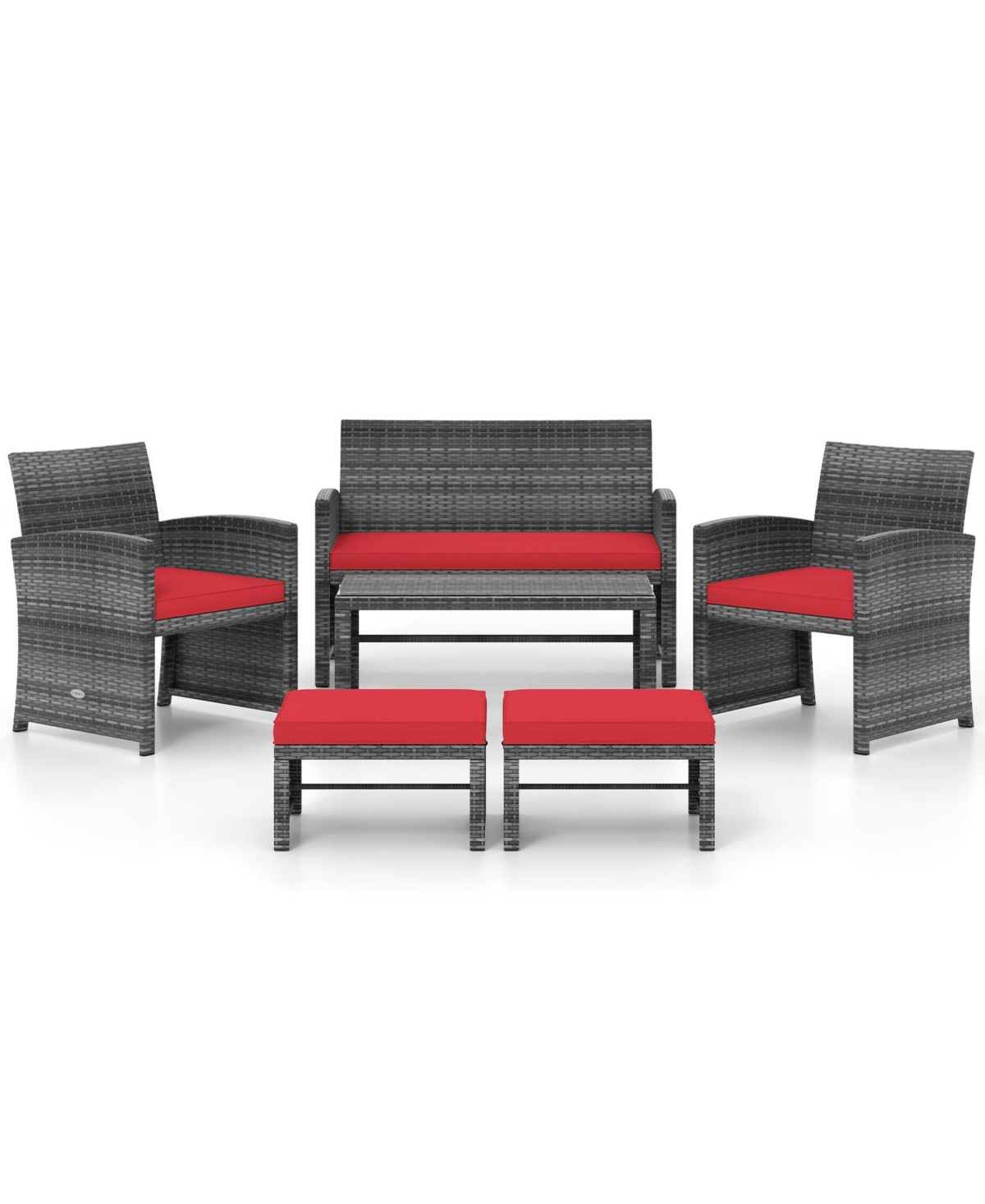 Click here for Gymax Set Of 6 Patio Furniture Outdoor Sectional C... prices