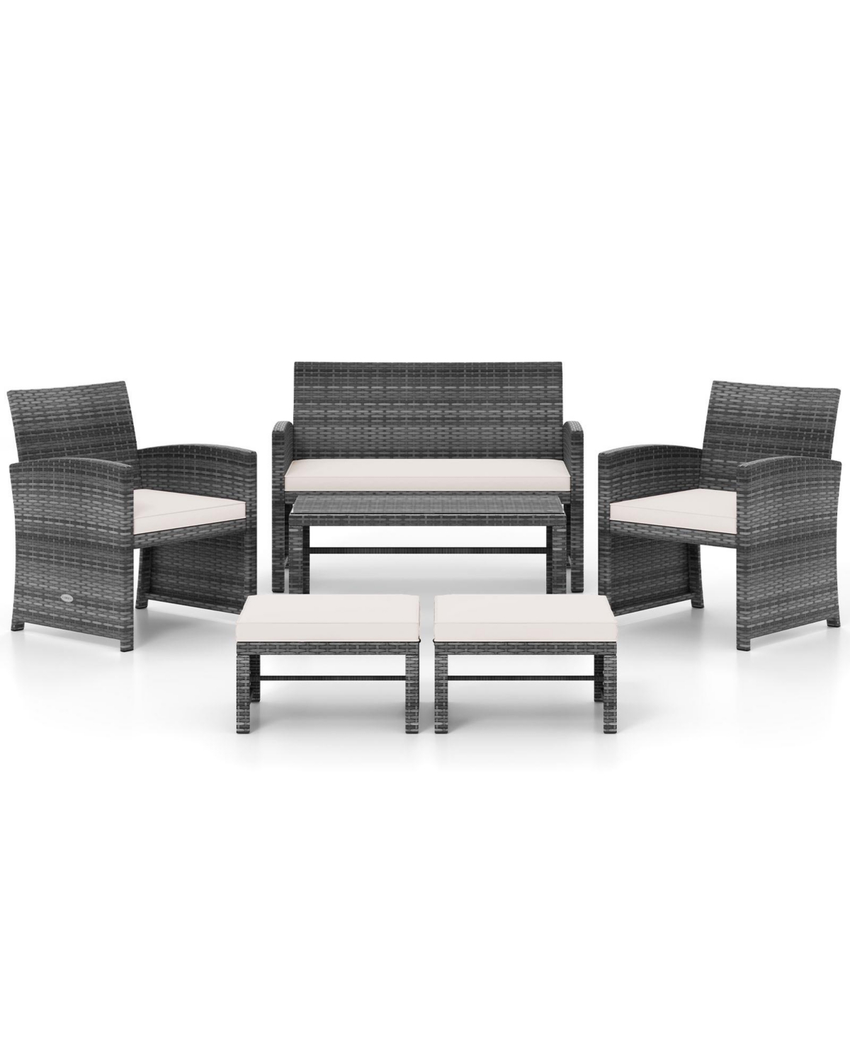 Click here for Gymax Set Of 6 Patio Furniture Outdoor Sectional C... prices
