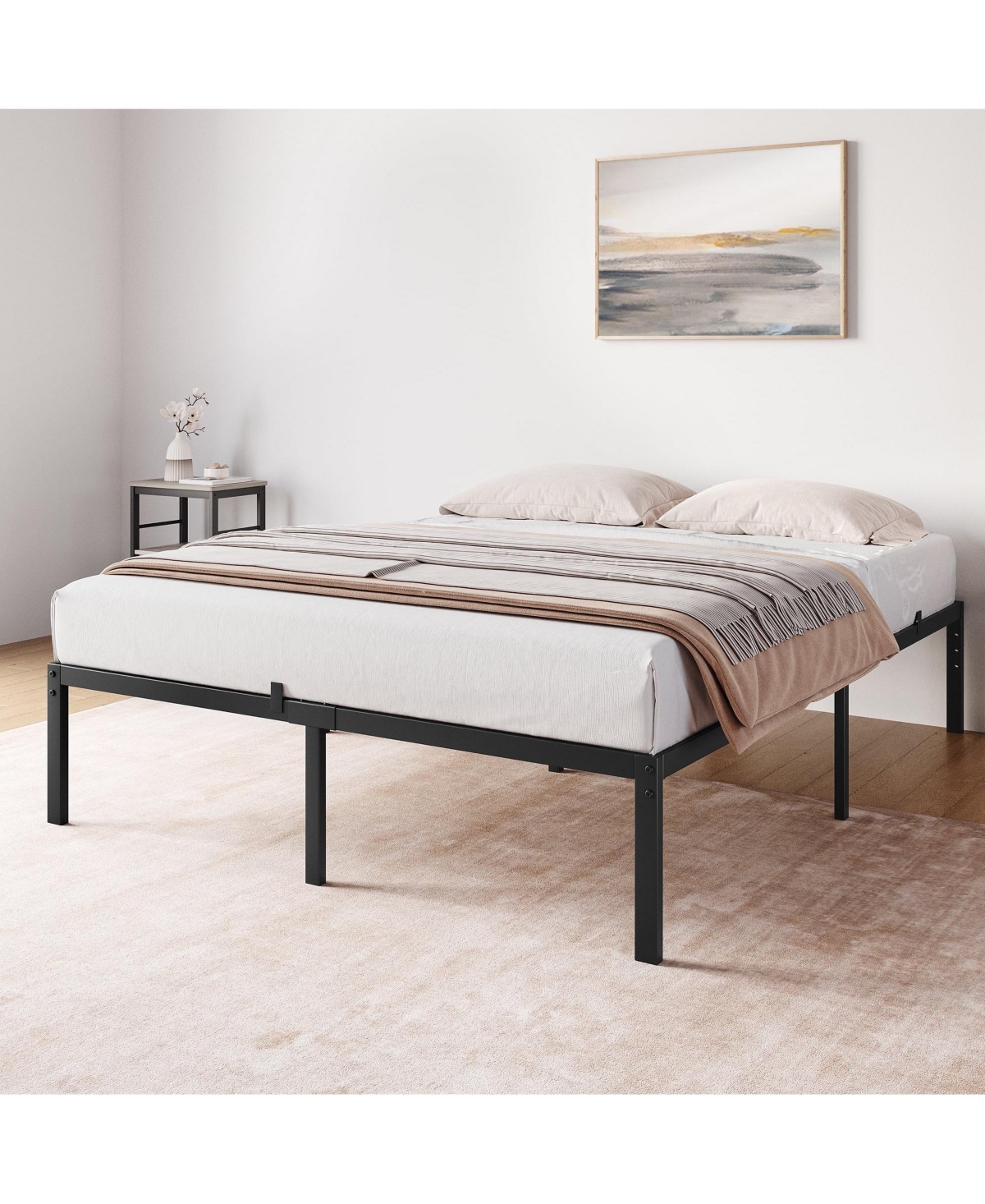 Click here for gaomon 14 Inch Metal Bed Frame-High Profile-Heavy... prices
