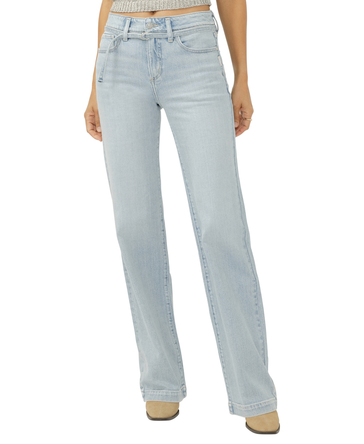 Click here for Silver Jeans Co. Womens Avery High-Rise Trouser Je... prices