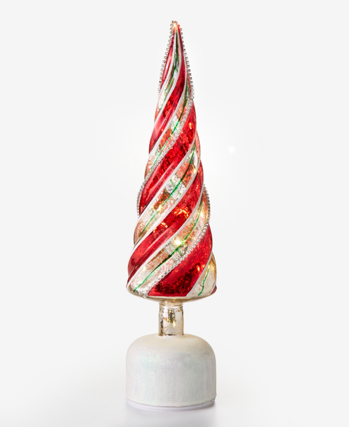 Click here for Holiday Lane Heritage Glass Rotating Lighted Tree... prices