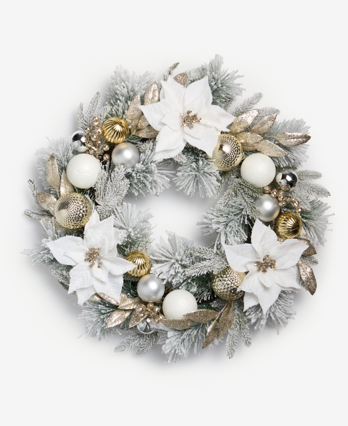 Click here for Holiday Lane Opulence Wreath with Ornaments and Fl... prices