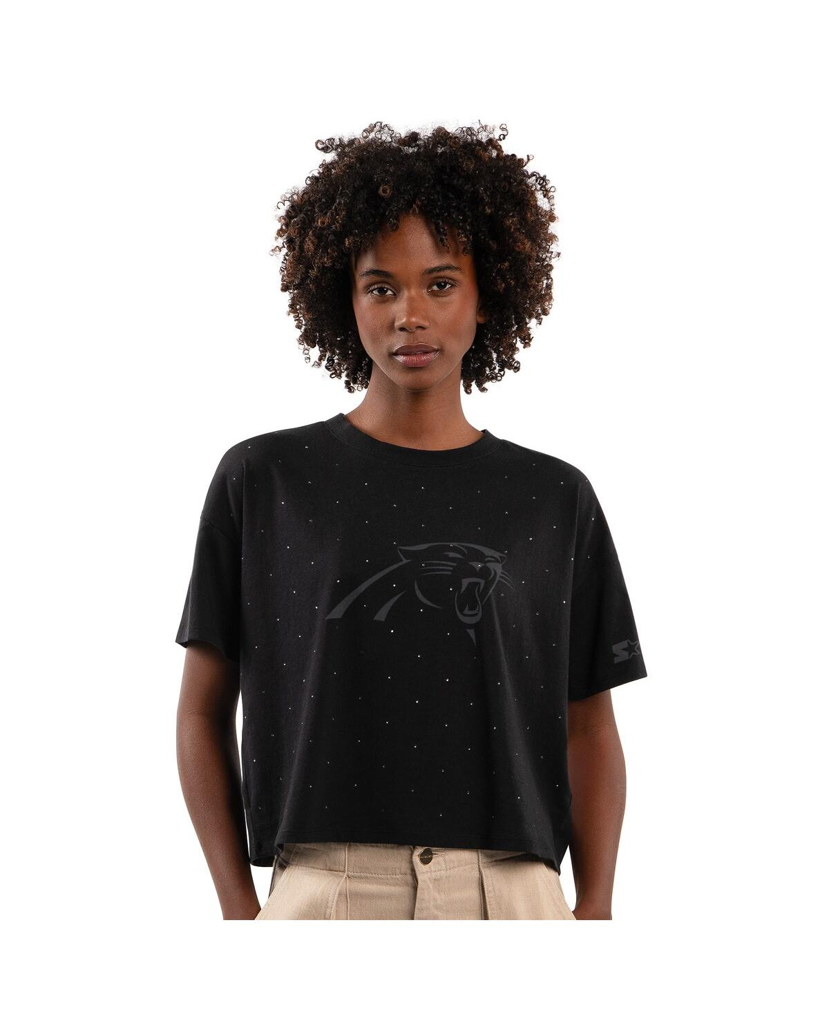 Click here for Starter Womens Black Carolina Panthers Rhinestone... prices