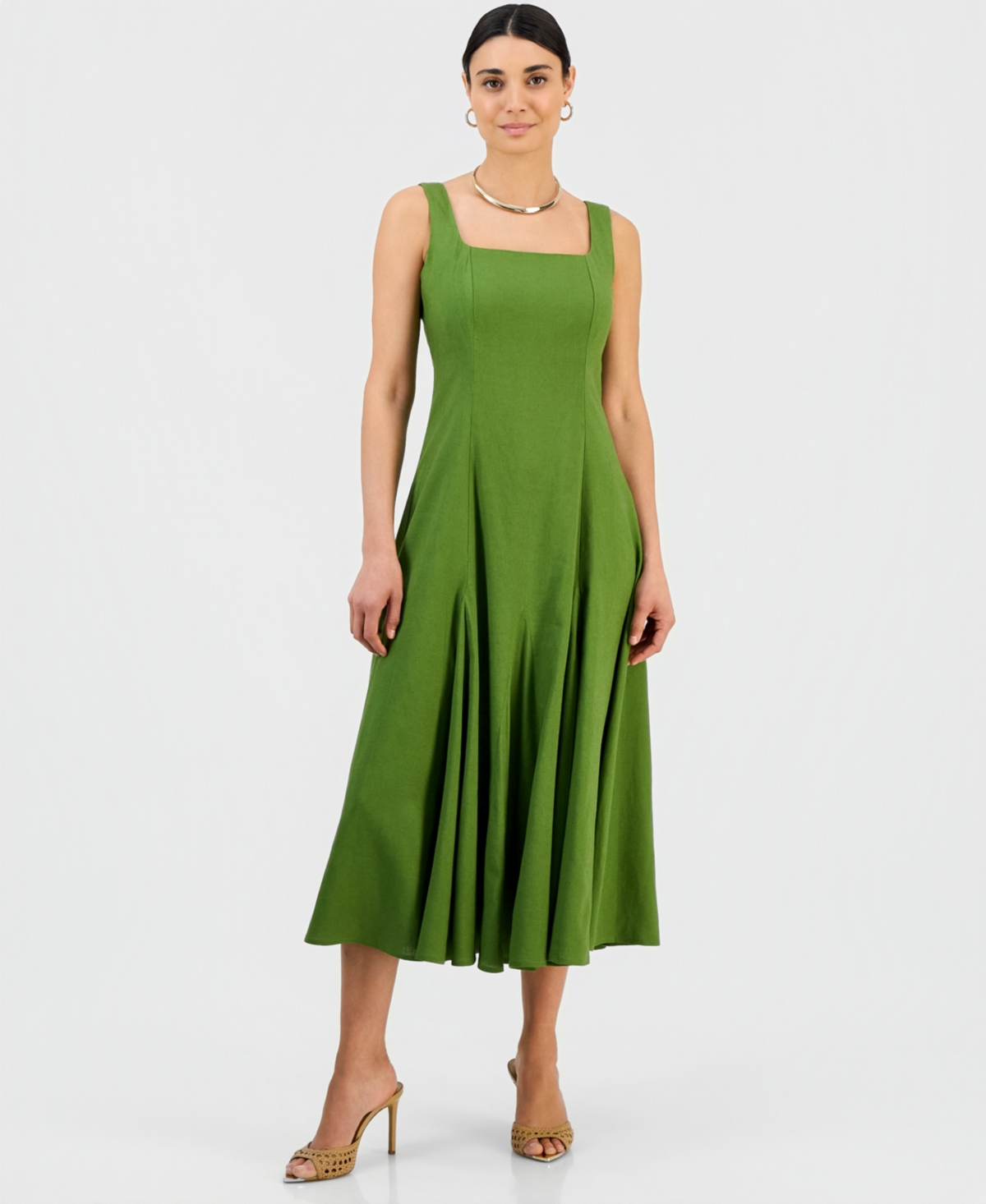 Click here for I.n.c. International Concepts Petite Square-Neck L... prices