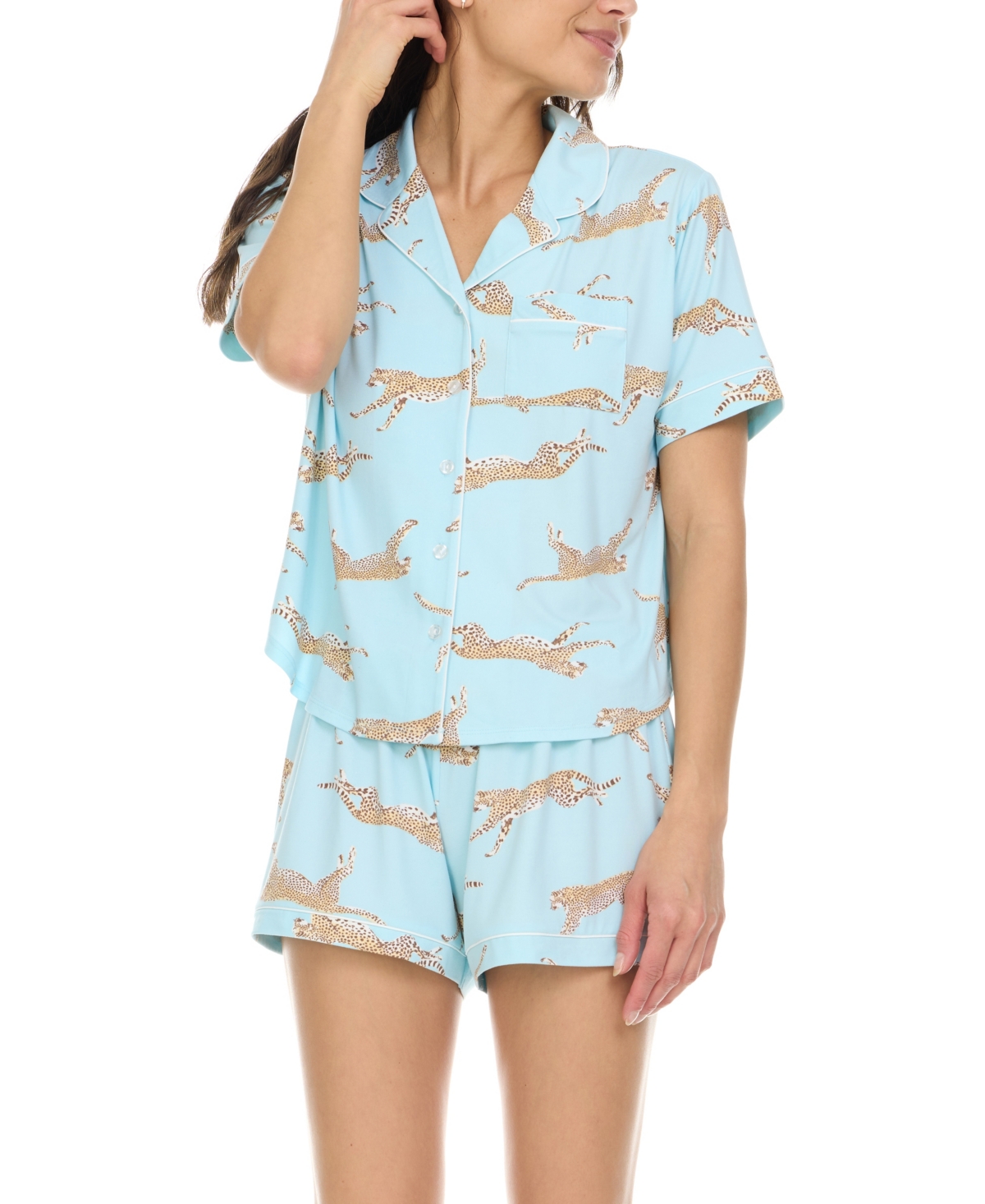 Click here for Flora by Flora Nikrooz Womens 2-Pc Gabriella Print... prices