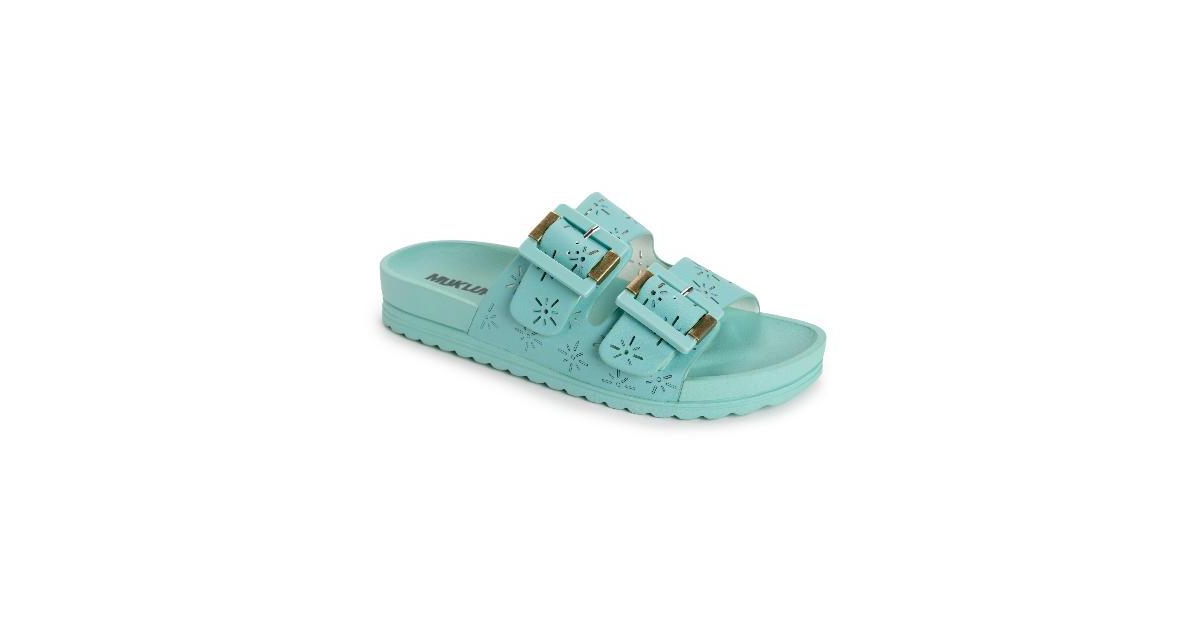 Click here for Muk Luks Womens Grand Cayman Sandal - Turquoise prices