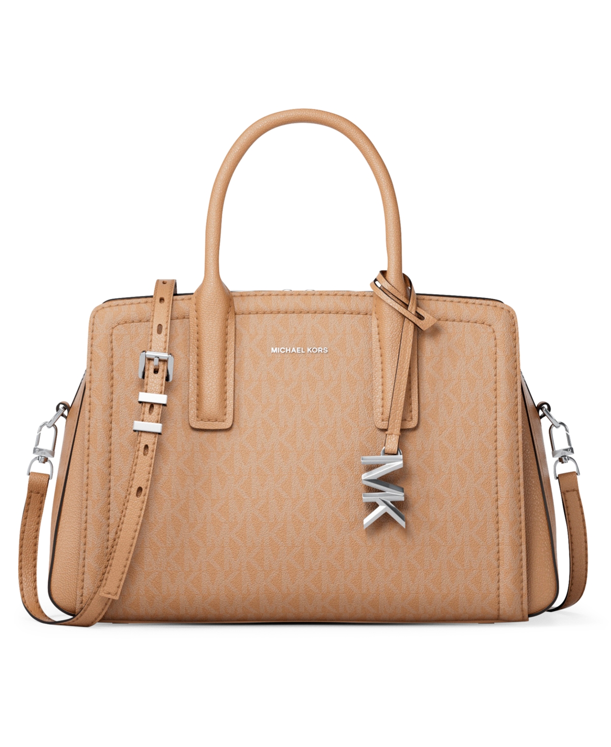 Click here for Michael Michael Kors Laila Small Signature Logo Sa... prices