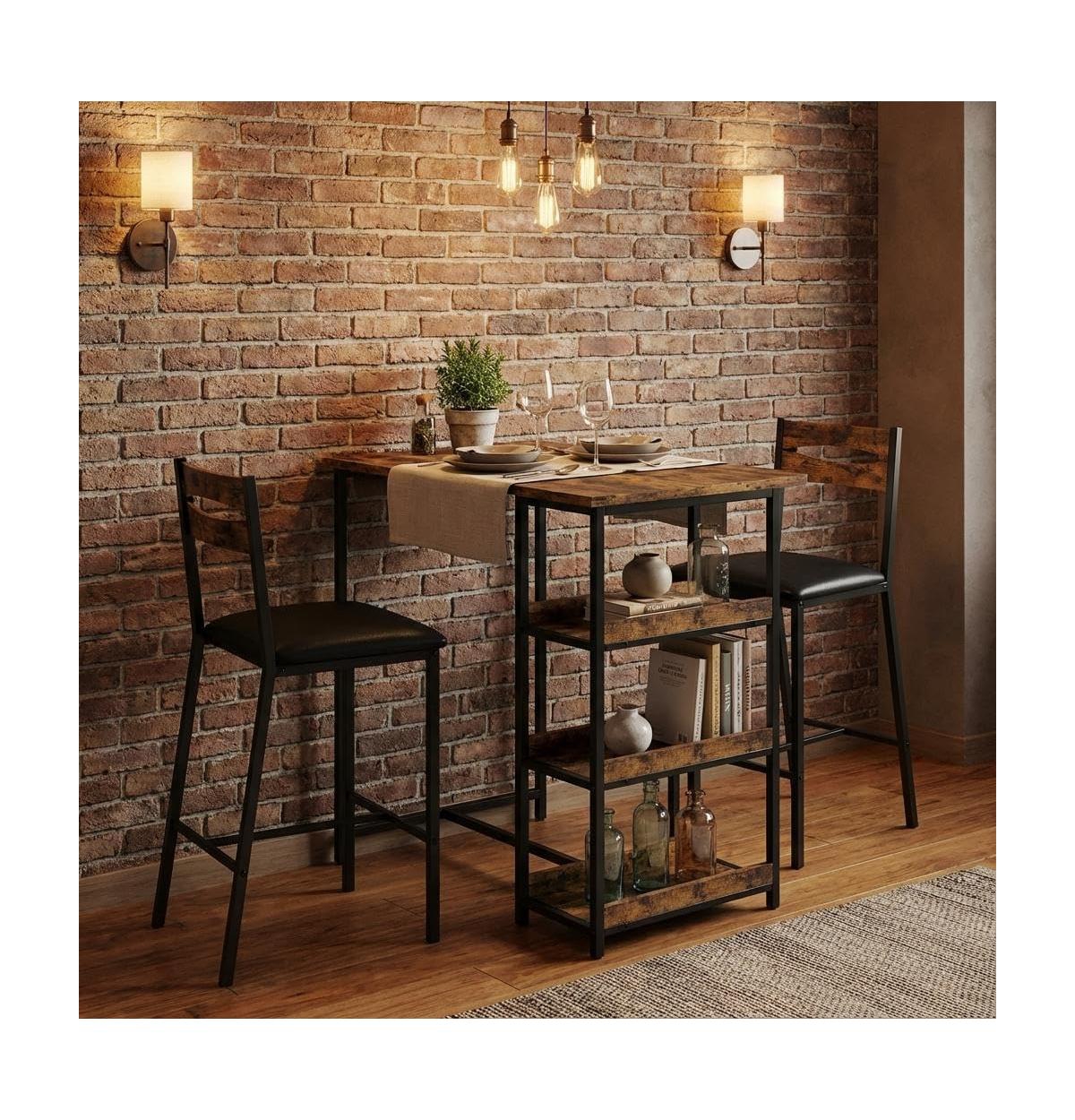 Click here for gaomon Counter Height Dining Table Set for 2 with... prices