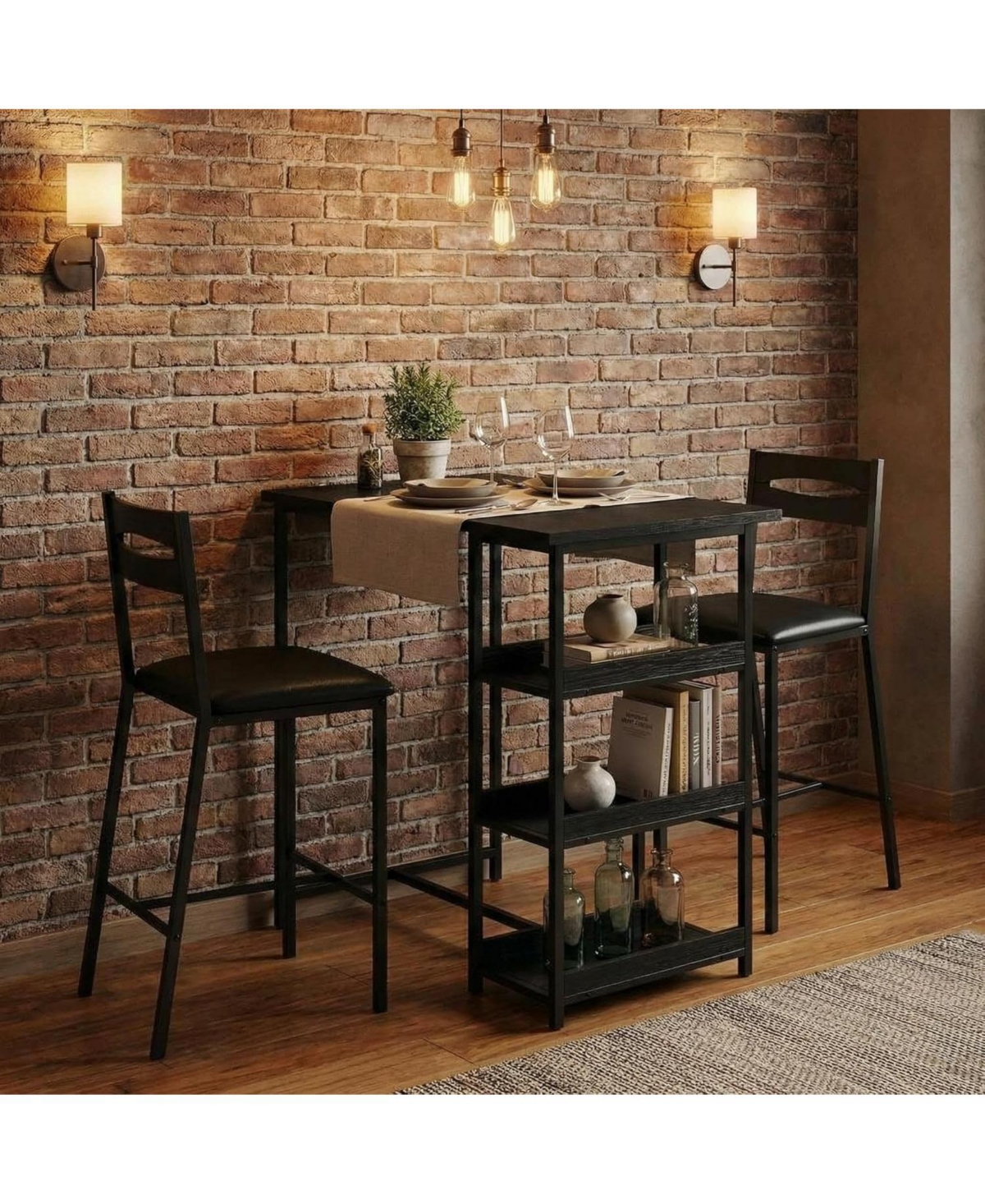 Click here for gaomon Counter Height Dining Table Set for 2 with... prices