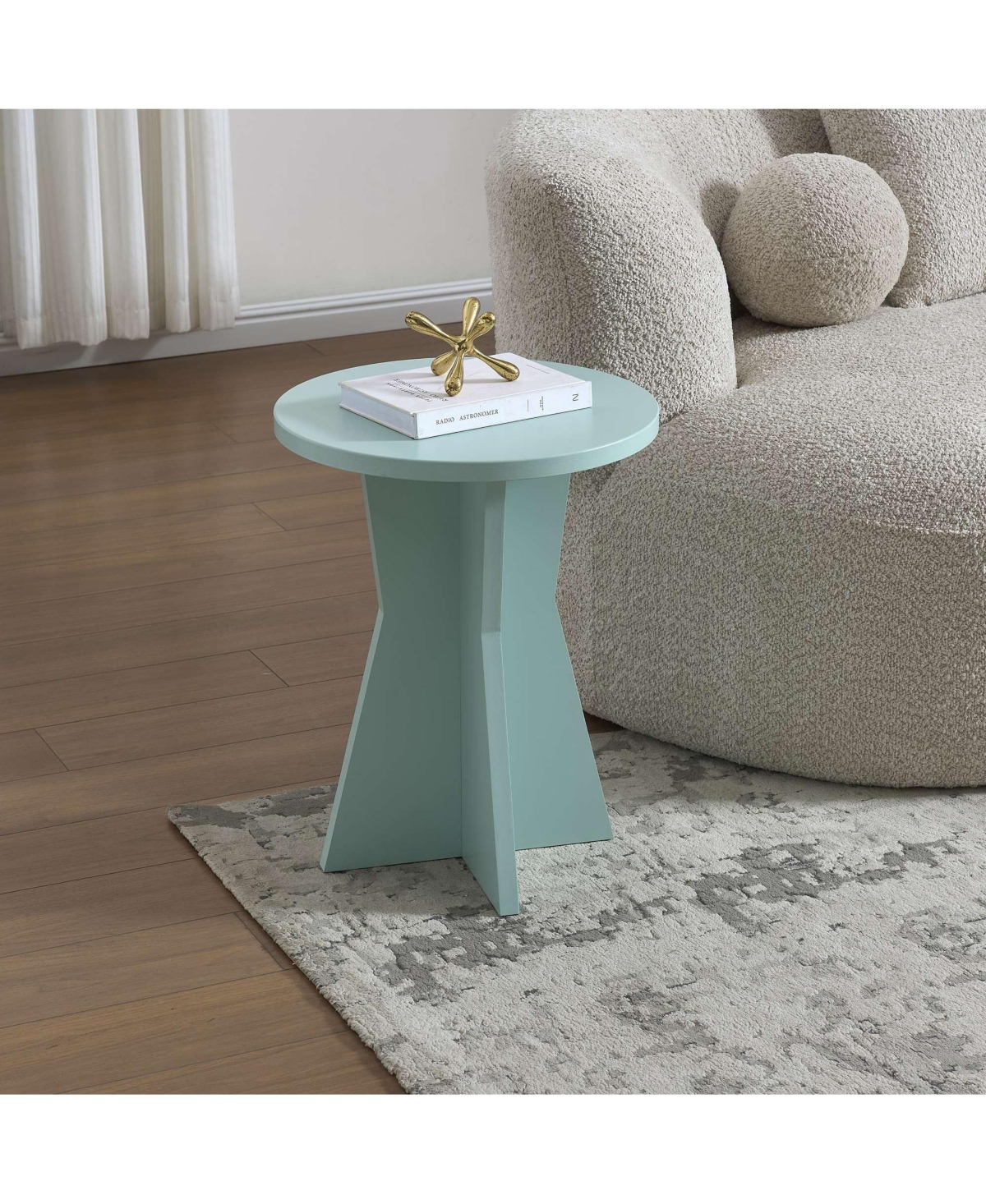 Click here for Kings Brand Furniture Round Side Table  Modern Ped... prices