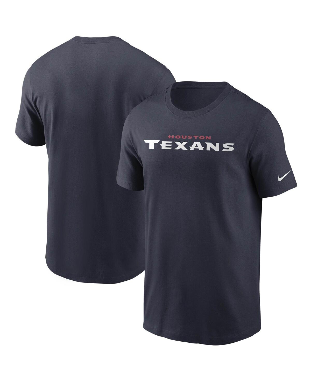 Click here for Nike Mens Navy Houston Texans Team Wordmark T-Shir... prices