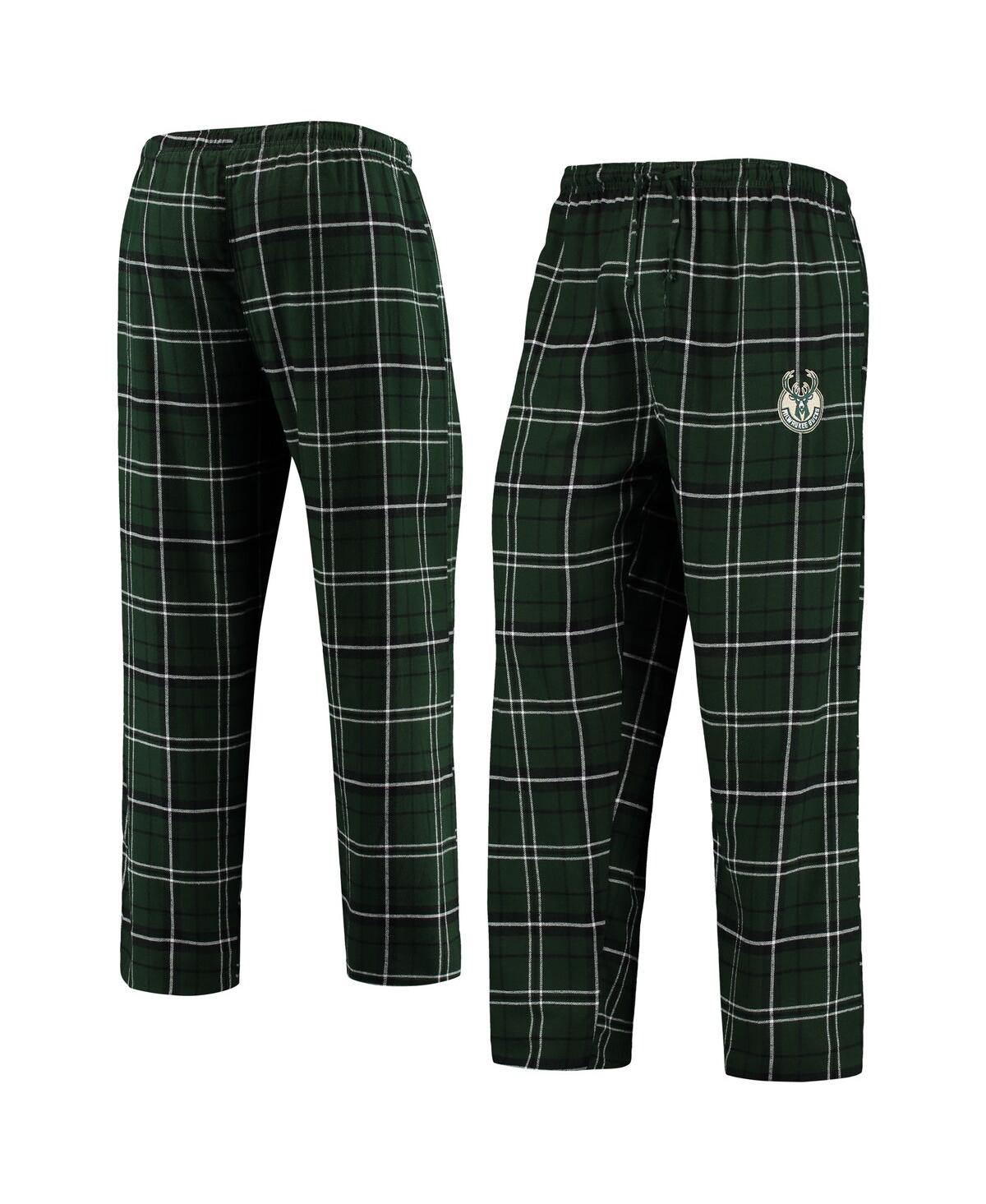 Click here for Concepts Sport Mens Hunter Green/Black Milwaukee B... prices