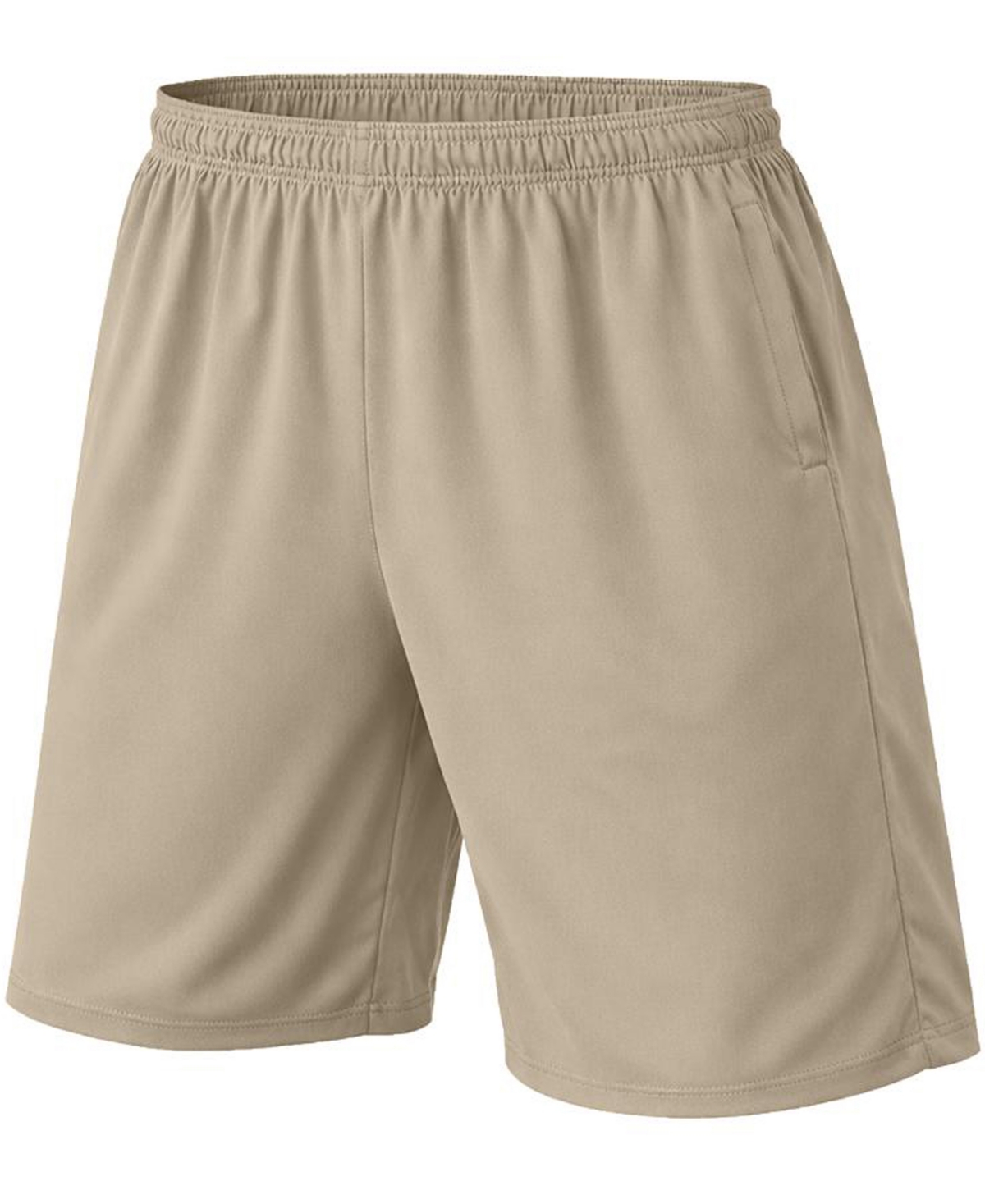 Click here for Q-Active Mens Regular-Fit Shorts - Khaki prices