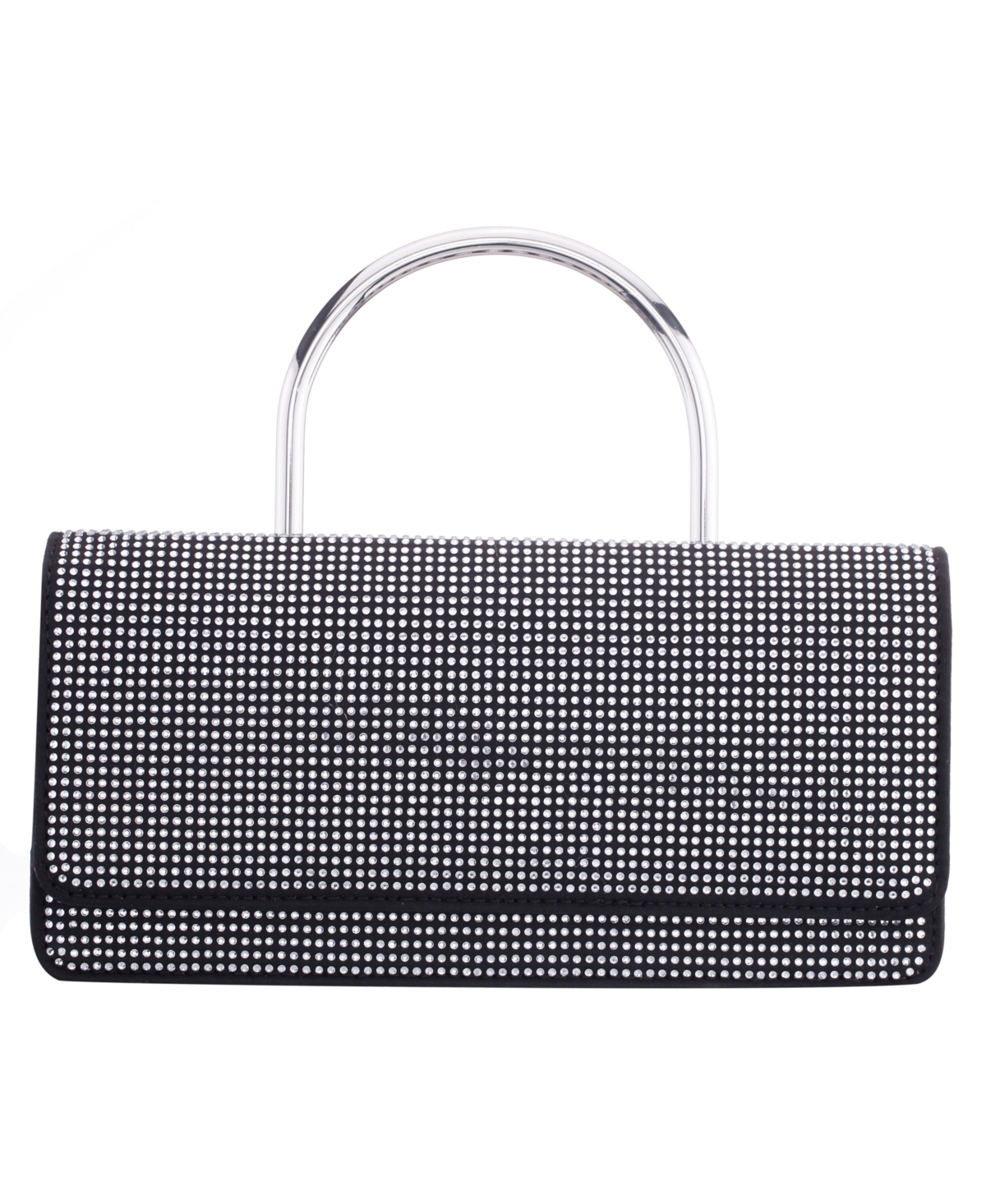 Click here for Nina Elongated Crystal Magnetic Snap Satchel Bag -... prices