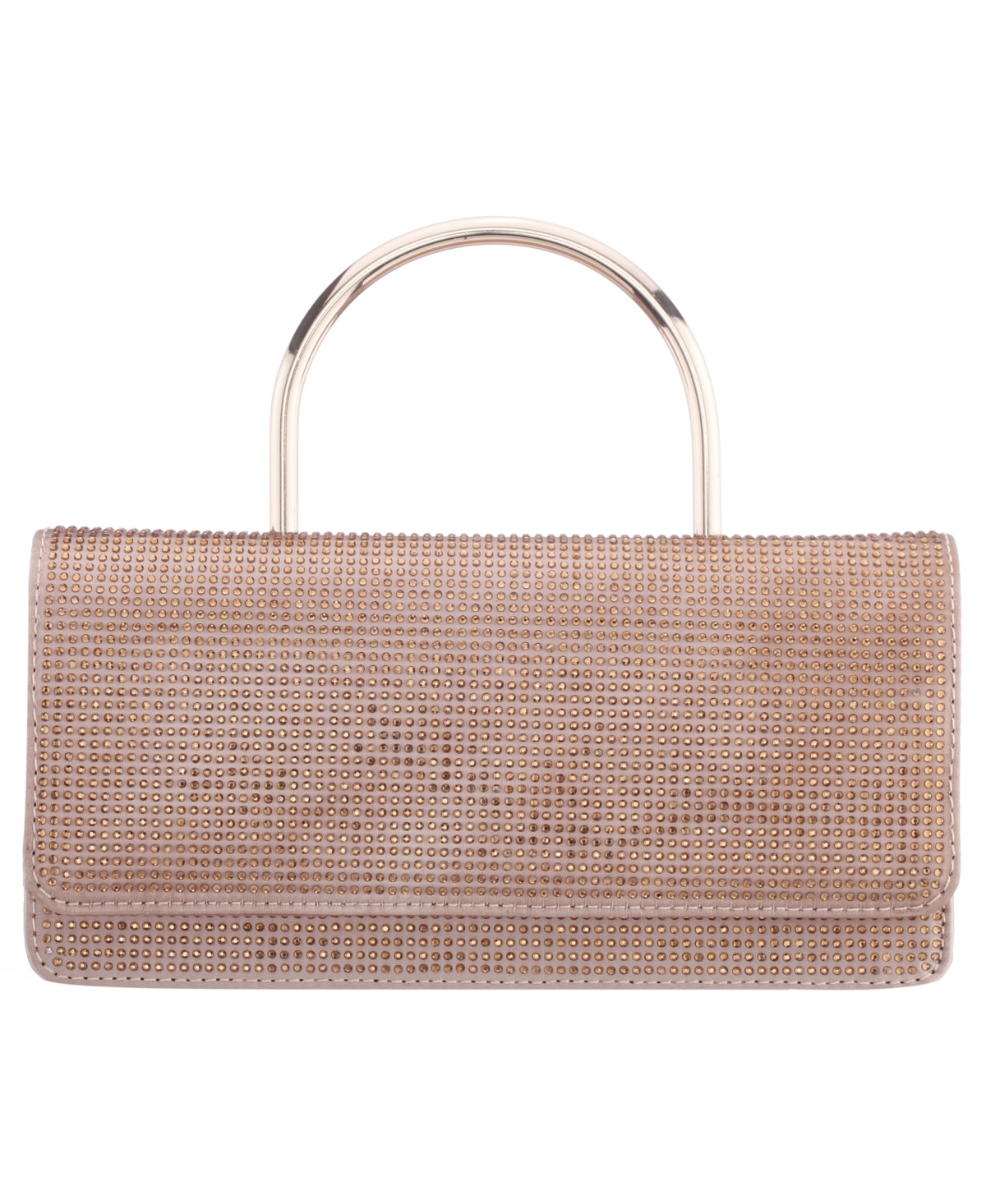 Click here for Nina Elongated Crystal Magnetic Snap Satchel Bag -... prices