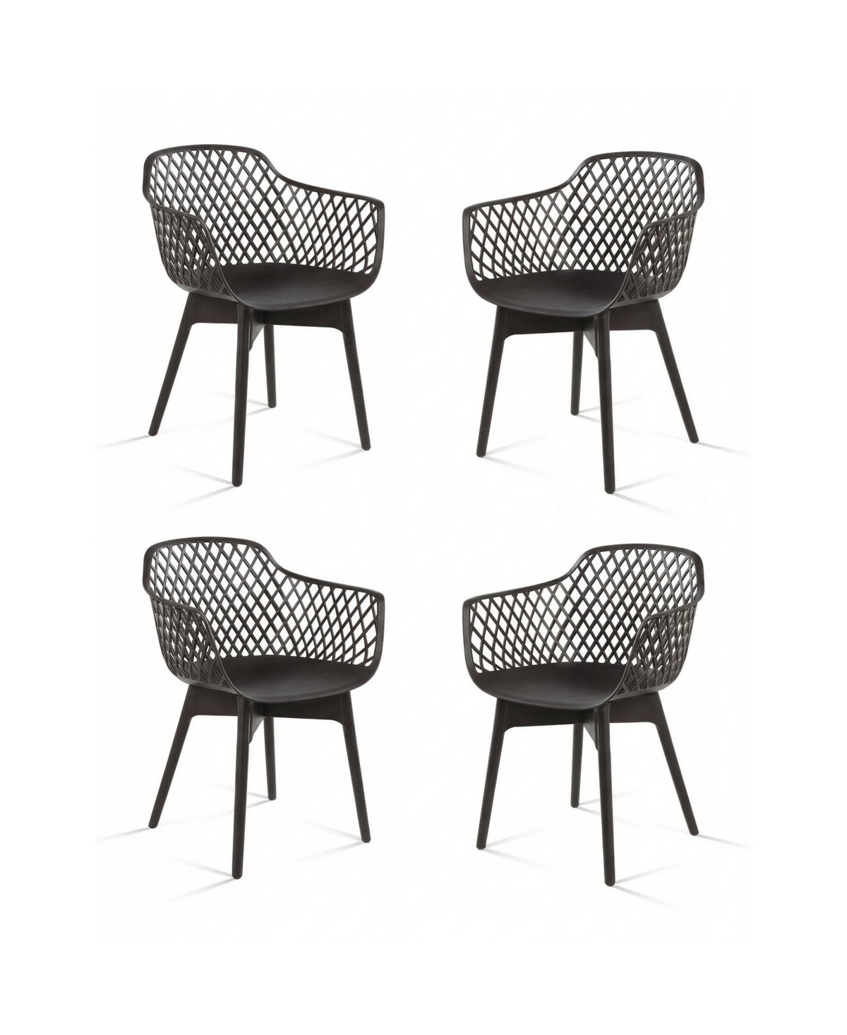Click here for Aoodor Modern Dining Chairs Set of 4  Weather-Resi... prices