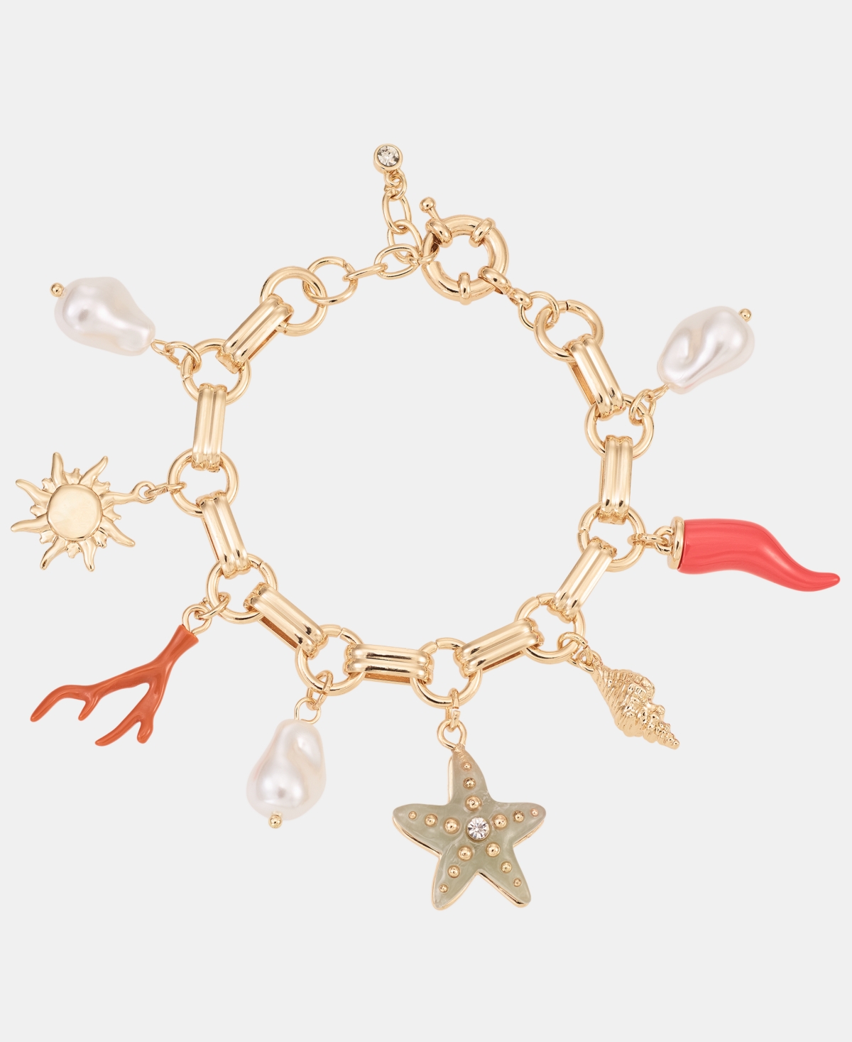 Click here for On 34th Mixed Stone Charm Bracelet  Macys Exclusiv... prices