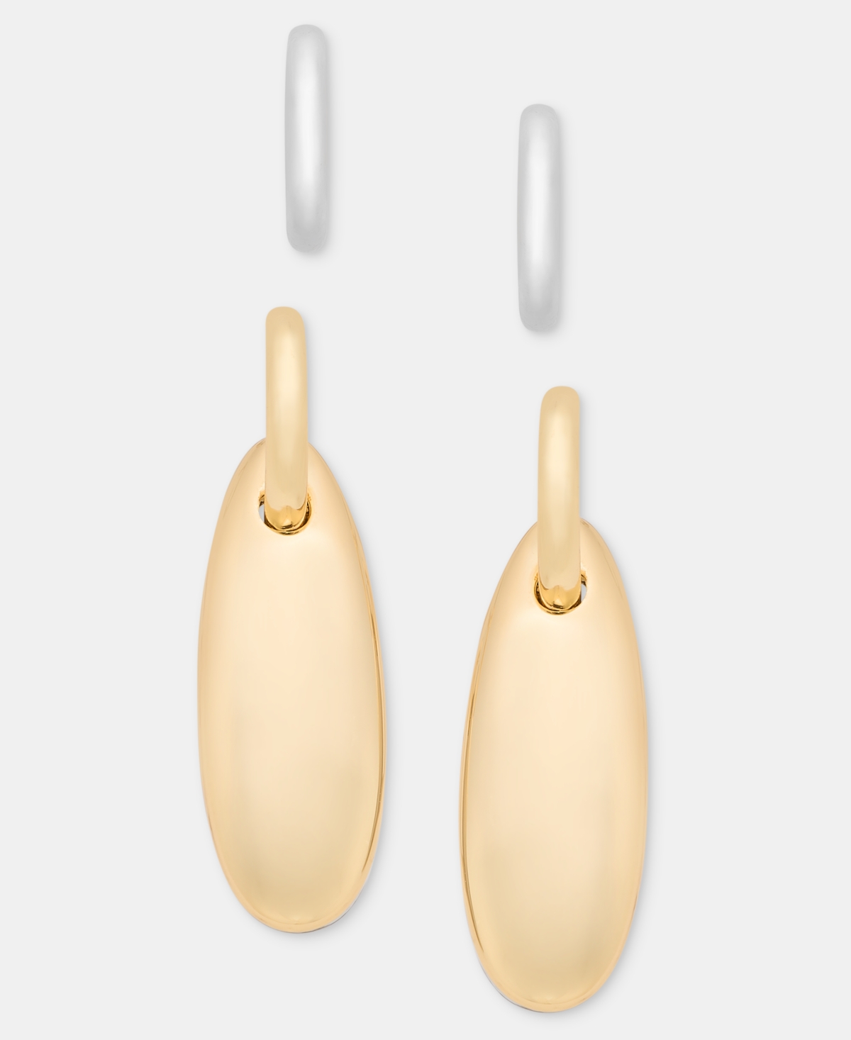 Click here for On 34th 2-Pc. Set Interchangeable Teardrop Charm H... prices
