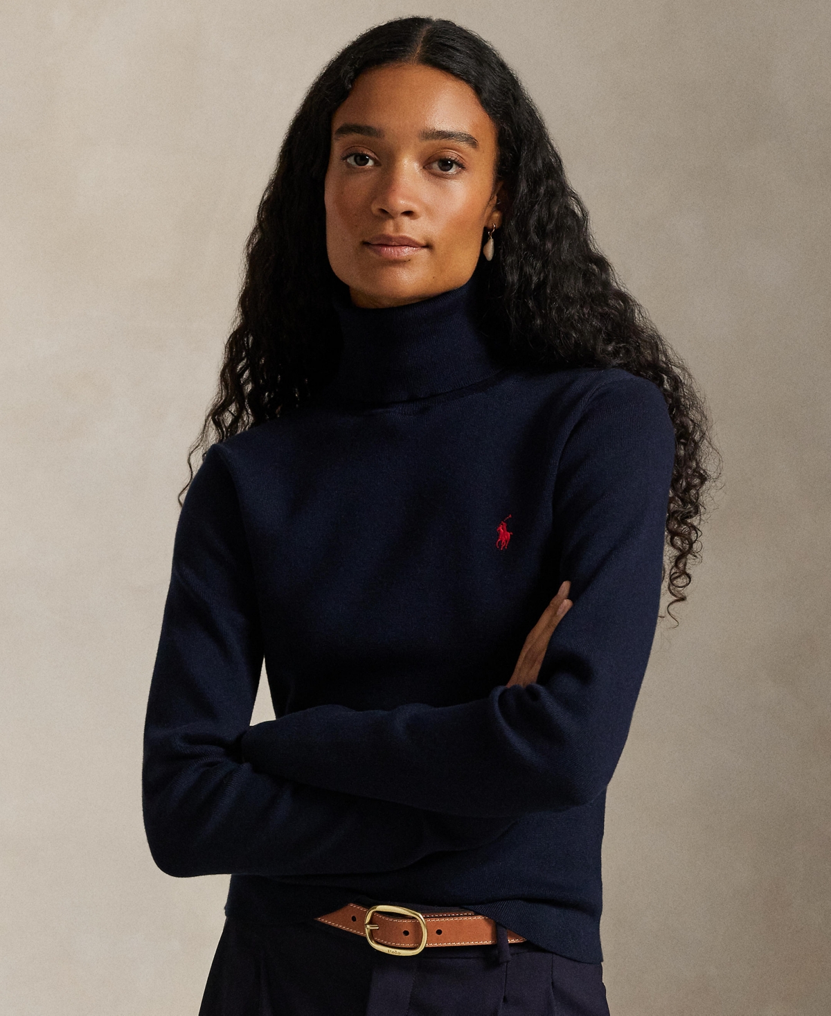 Click here for Polo Ralph Lauren Womens Turtleneck Sweater - Hunt... prices