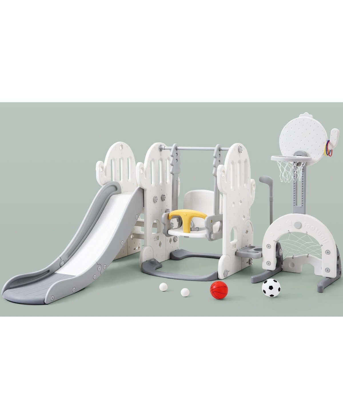 Click here for gaomon 7 in 1 Toddler Slide and Swing Set with Sli... prices