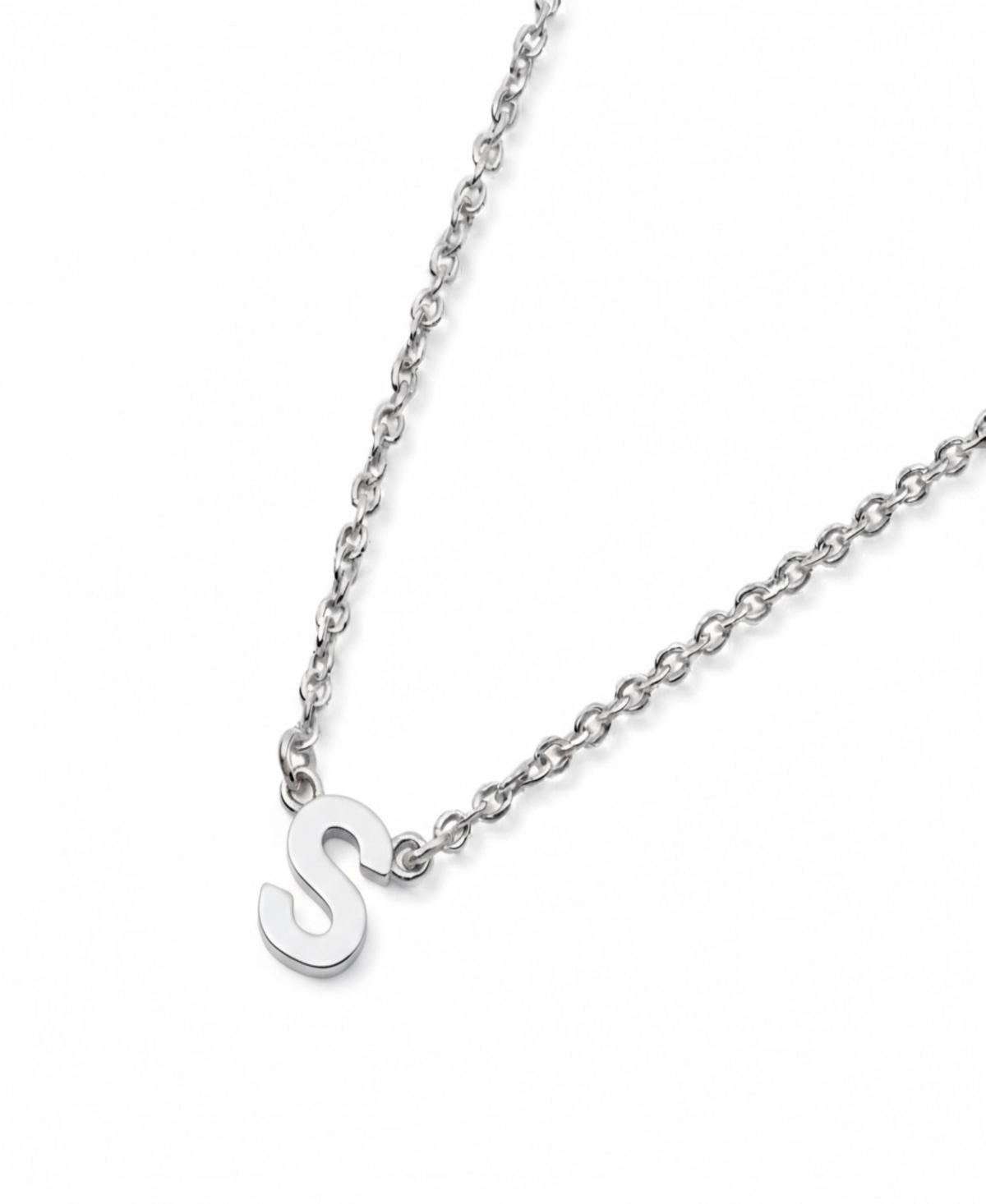 Click here for Oak & Luna Inez Initial Necklace - Sterling Silver... prices