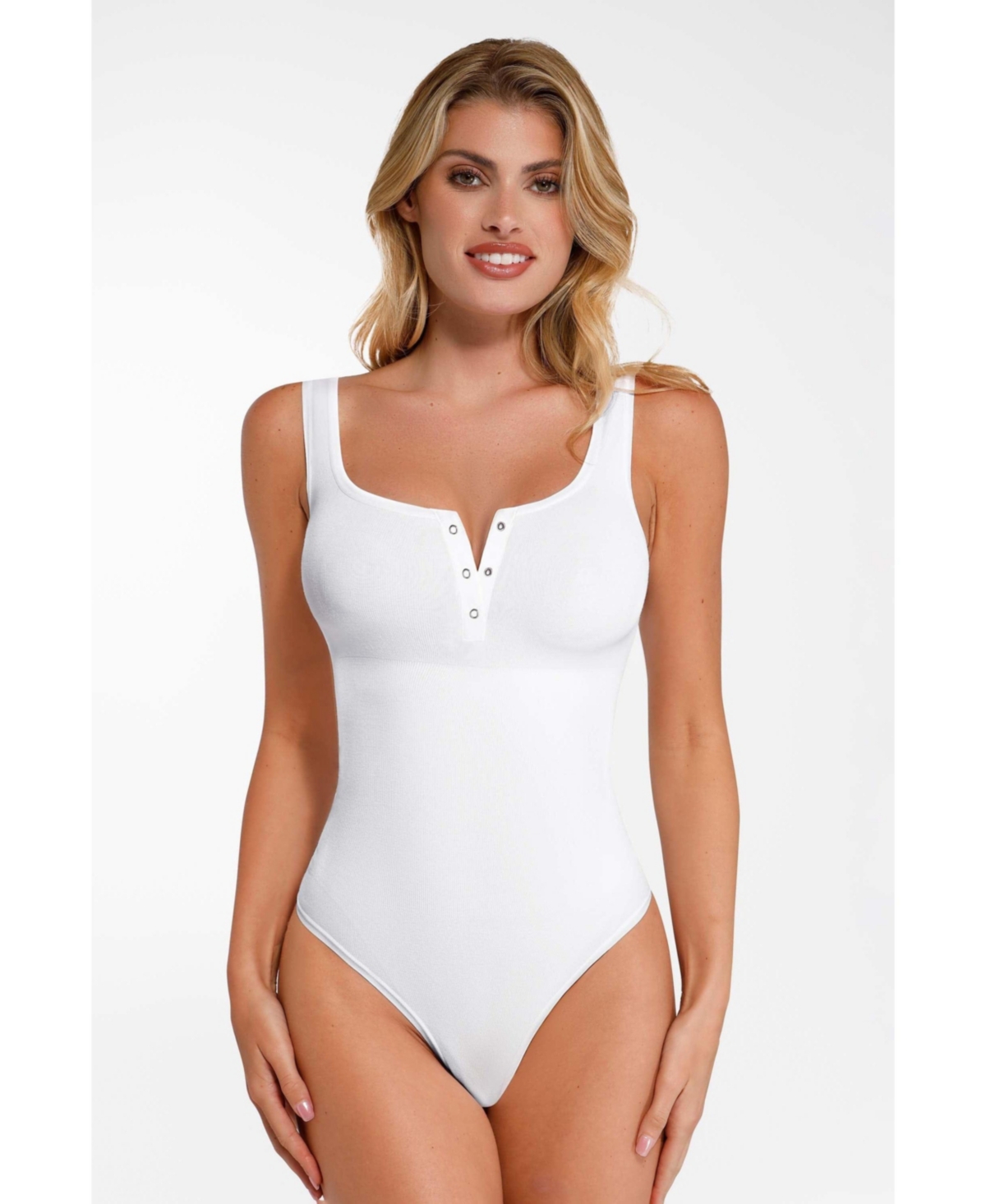 Click here for Popilush Womens Shapewear Seamless Modal Henley Ta... prices