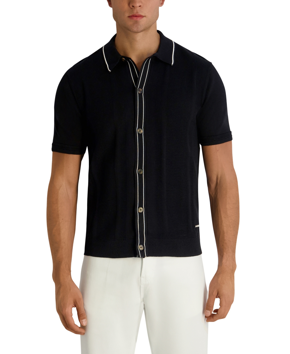 Click here for Karl Lagerfeld Paris Mens Short-Sleeve Regular-Fit... prices