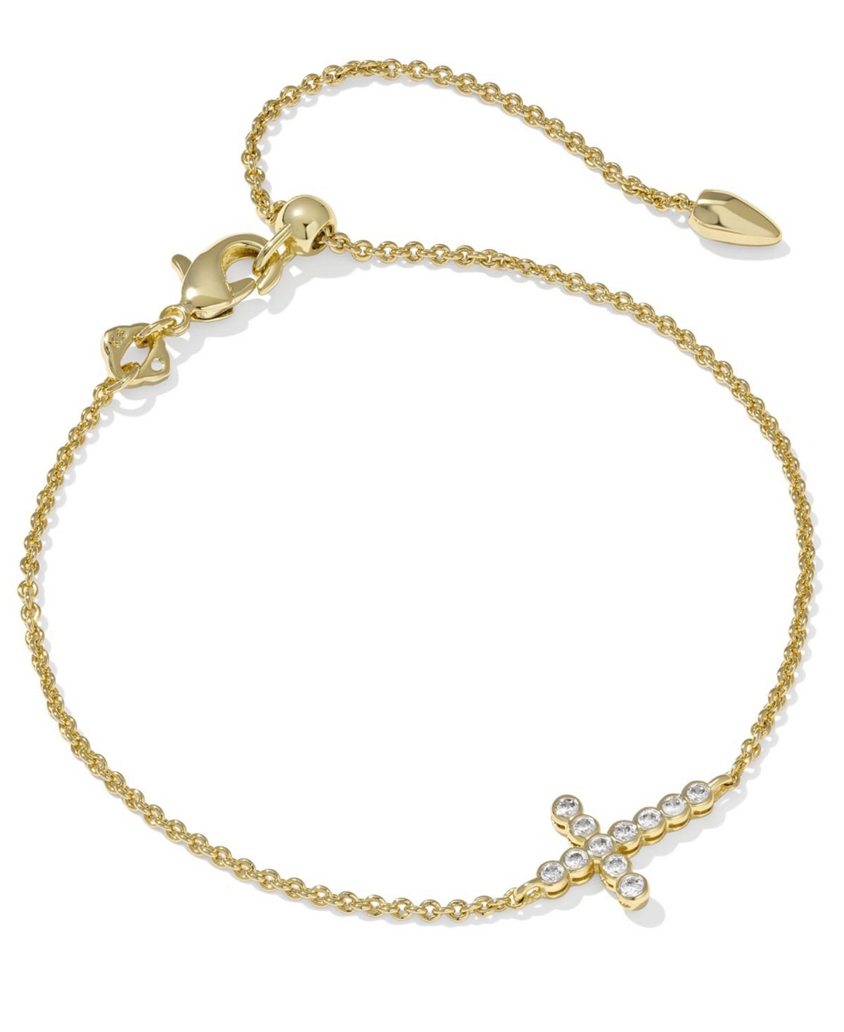 Click here for Kendra Scott Cross Cubic Zirconia Chain Bracelet -... prices