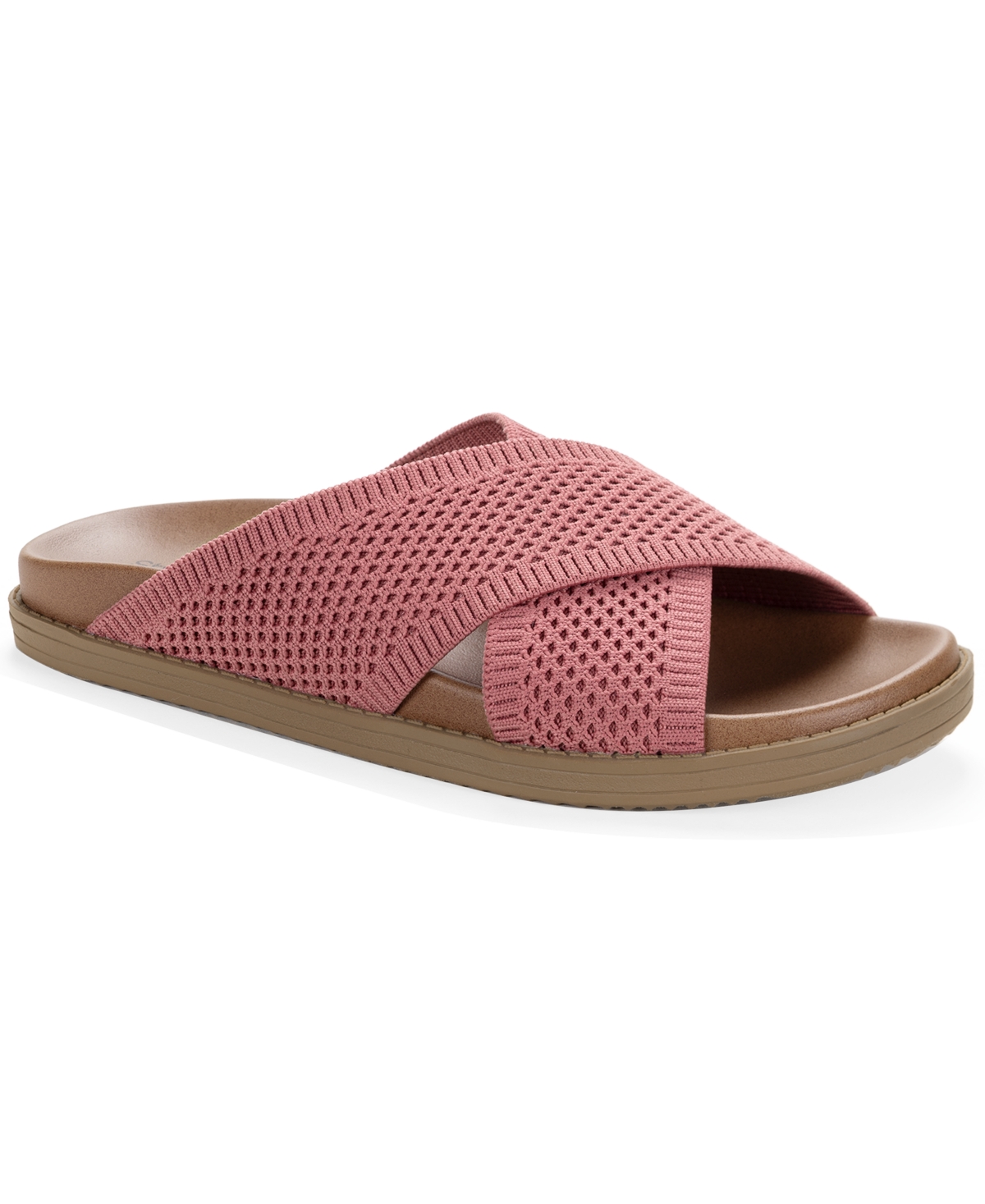 Click here for Style & Co Womens Roryy Knit X-Band Footbed Sandal... prices