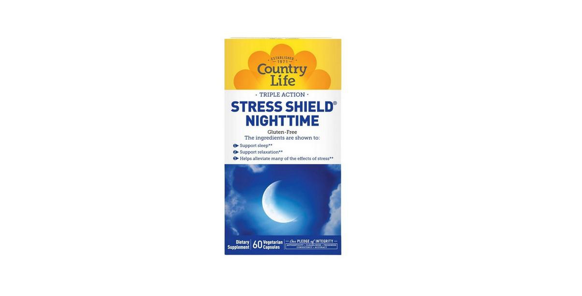 Click here for Country Life Stress Shield Nighttime  60 Caps prices