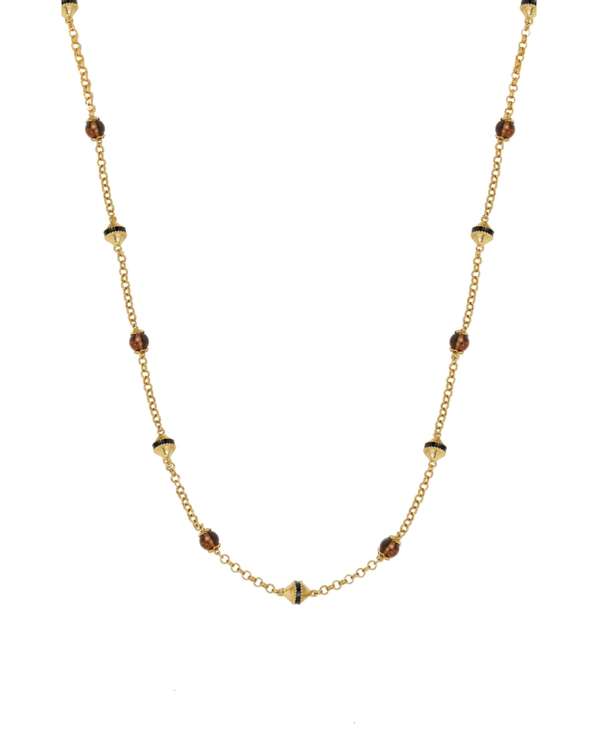 Click here for Retro Chic Roman Night Sautoir - Gold prices