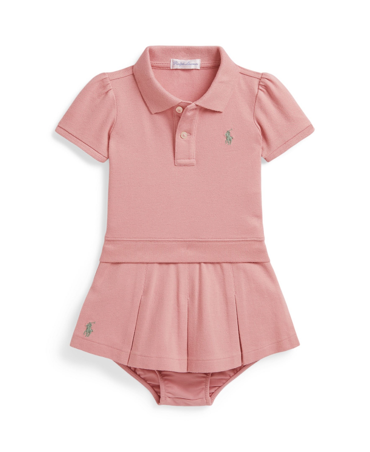 Click here for Polo Ralph Lauren Baby Girls Stretch Mesh Polo Shi... prices